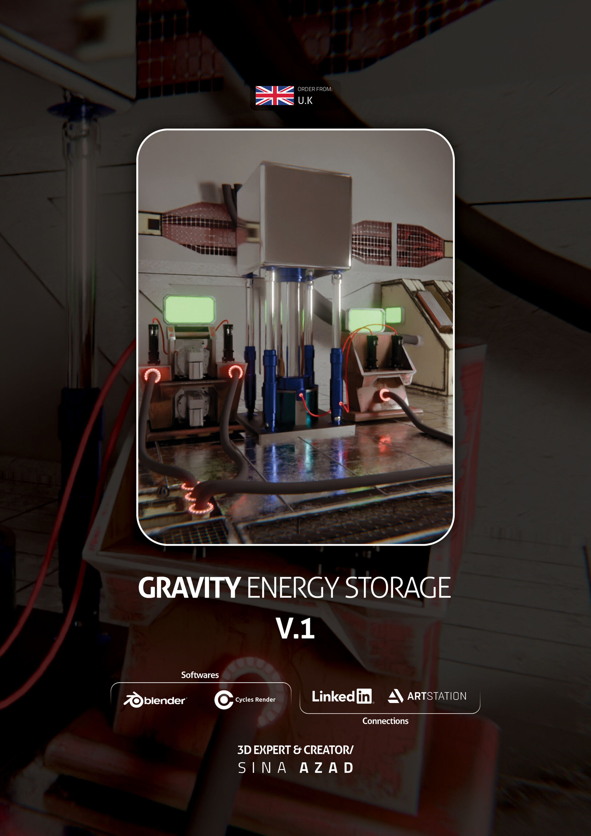 ArtStation - GRAVITY ENERGY STORAGE (3D ANIMATION)
