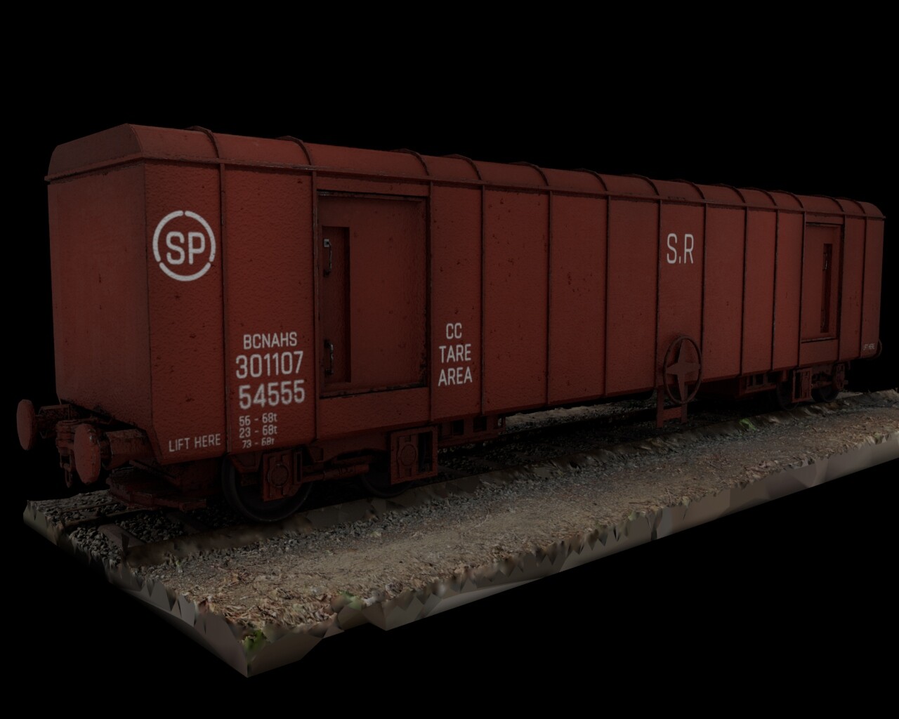 Tonmoy Dey - Goods Train BCNA 3D model