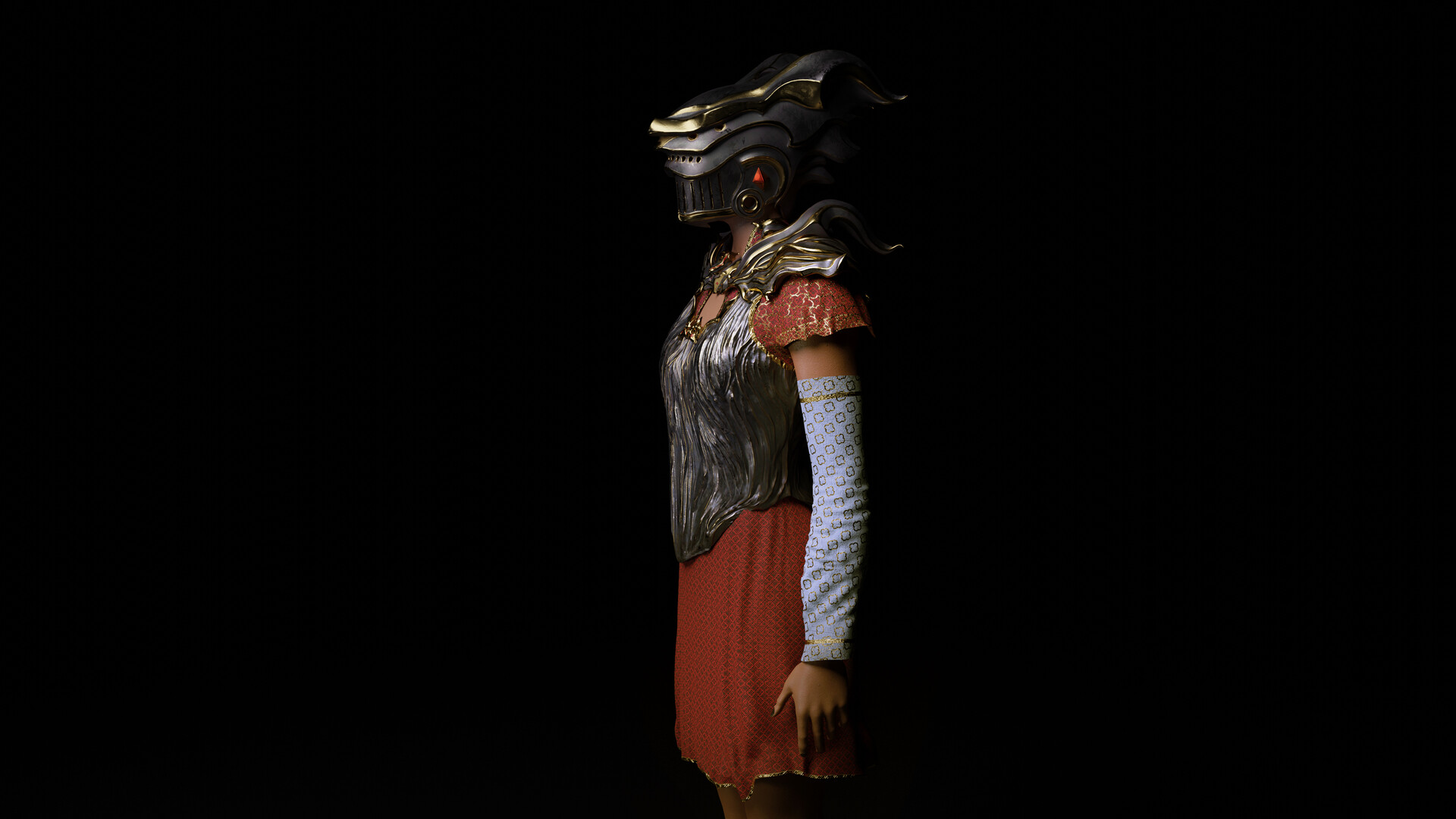 ArtStation - Lady Dragon Knight