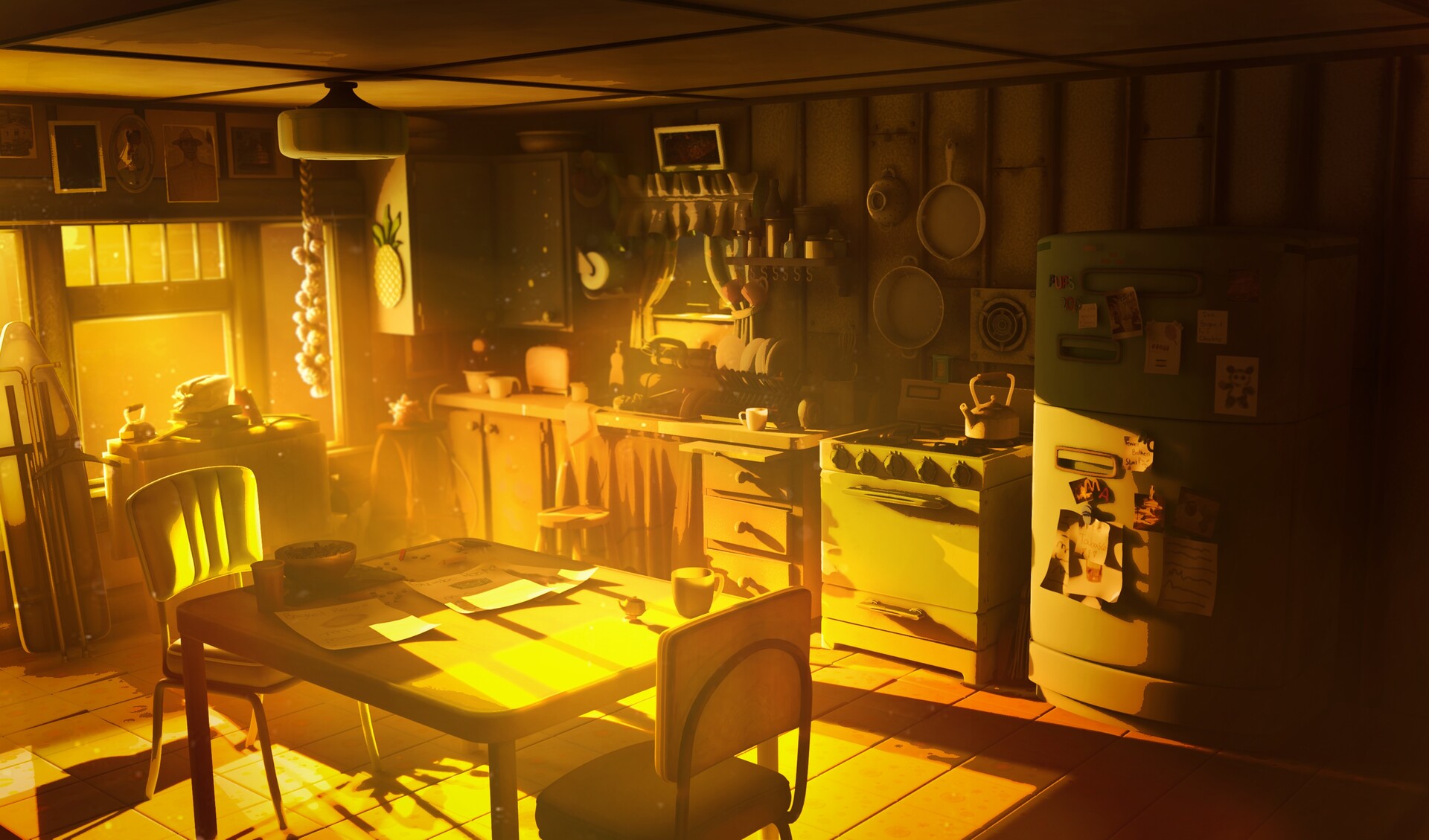 ArtStation - Pixar kitchen