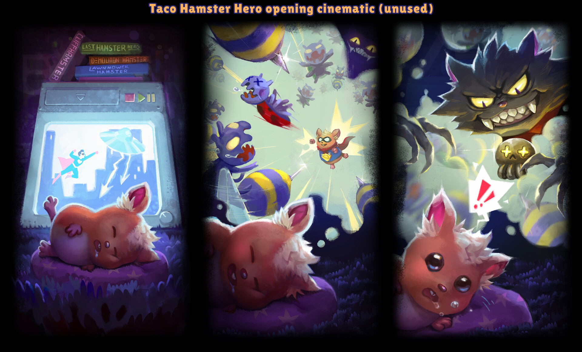 ArtStation - Taco Hamster Hero - opening cinematic