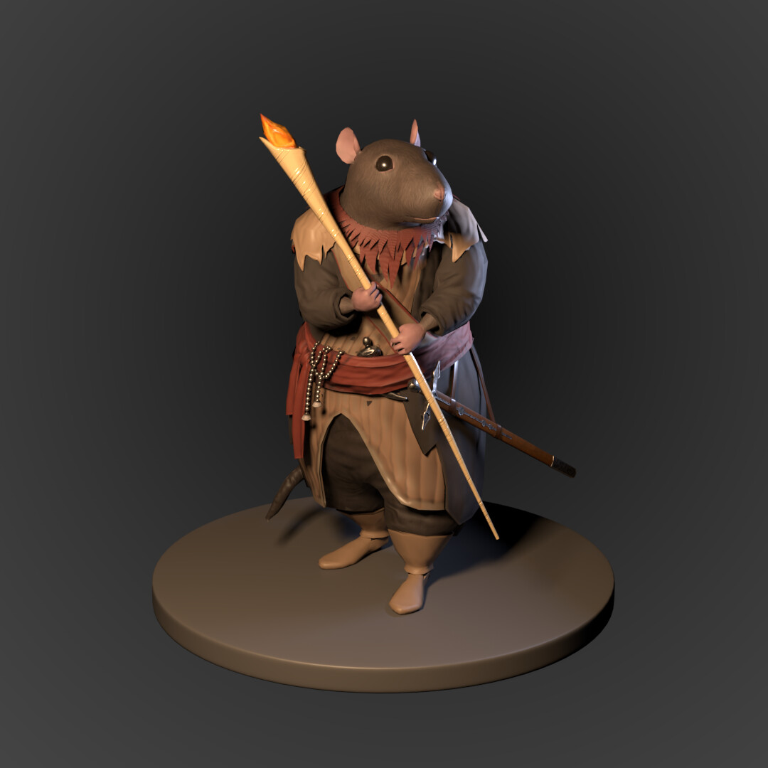 ArtStation - Mage Rat