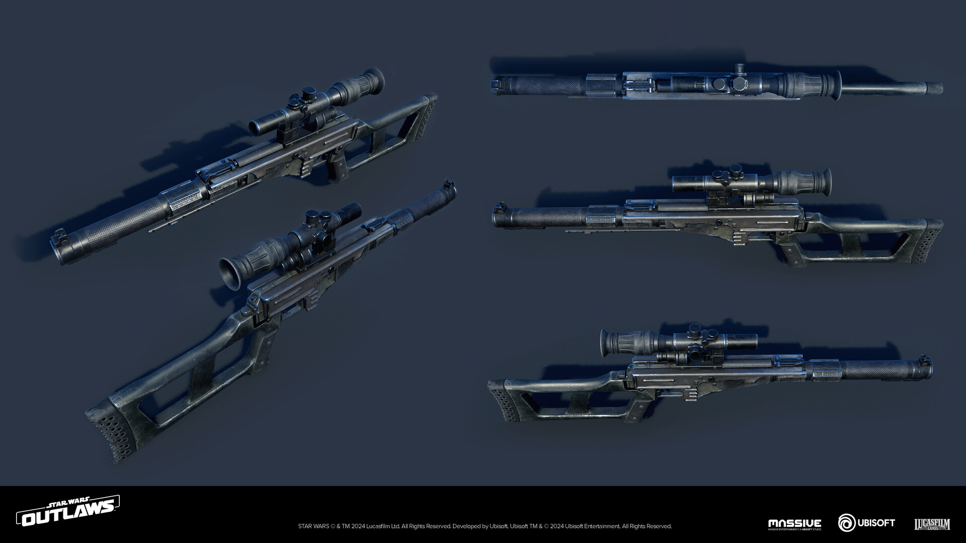 ArtStation - Ubisoft Star Wars Outlaws Weapon