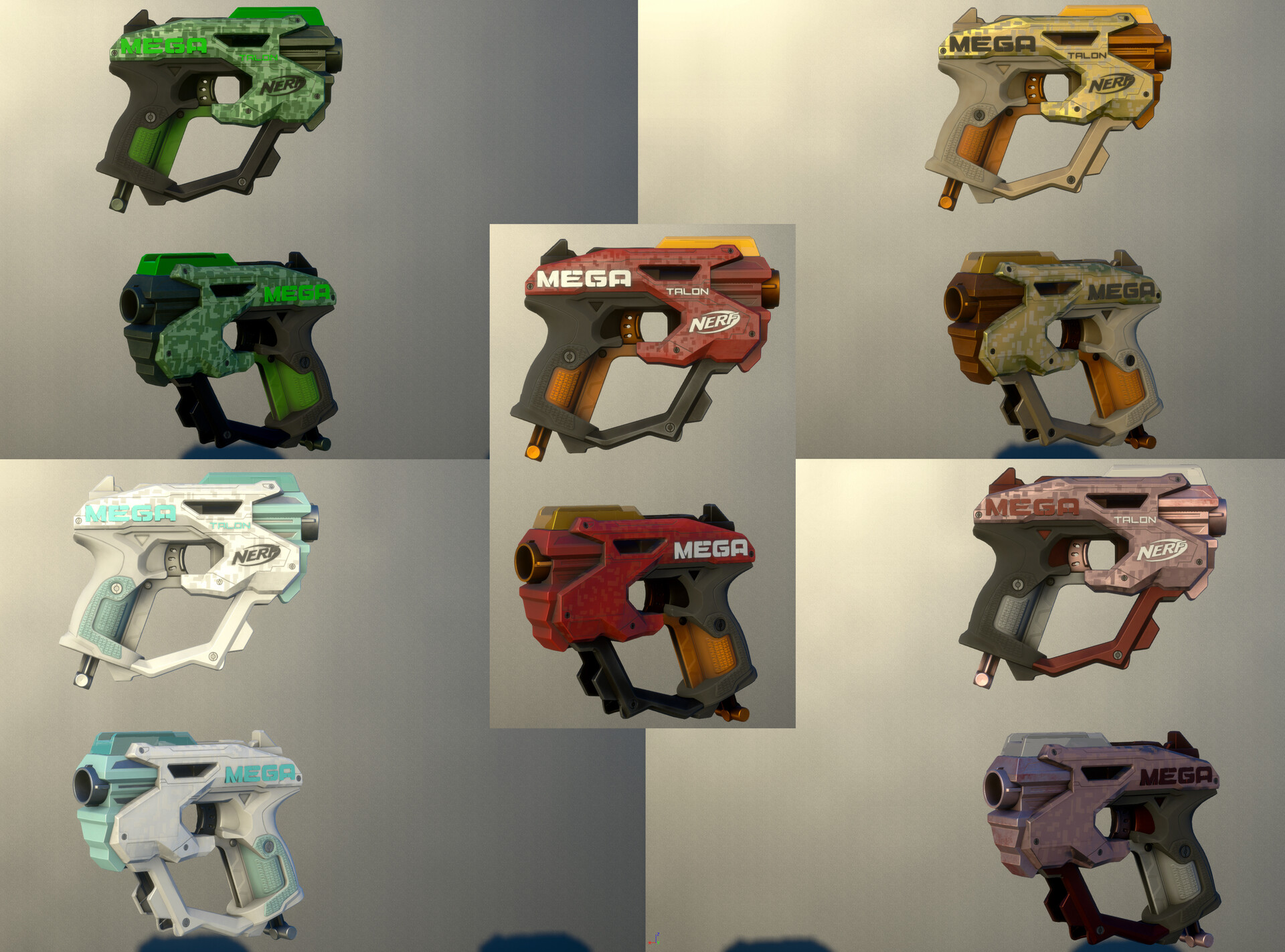 ArtStation - Nerf Mega Talon