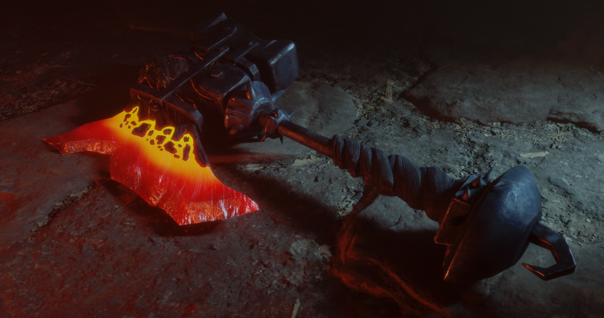 ArtStation - Lava Axe Study
