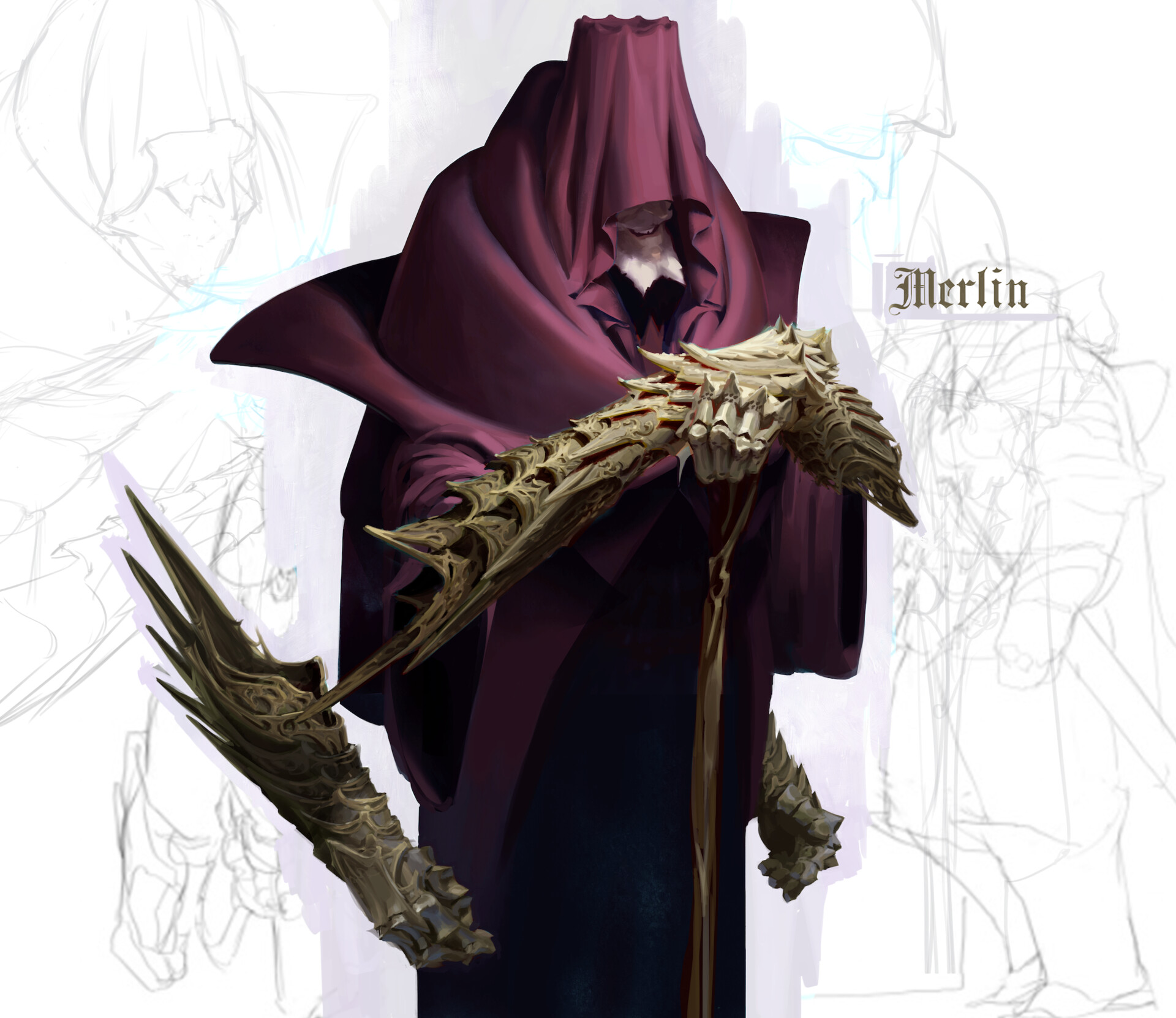 Simon Drapier - Merlin - Portrait/Suit designs