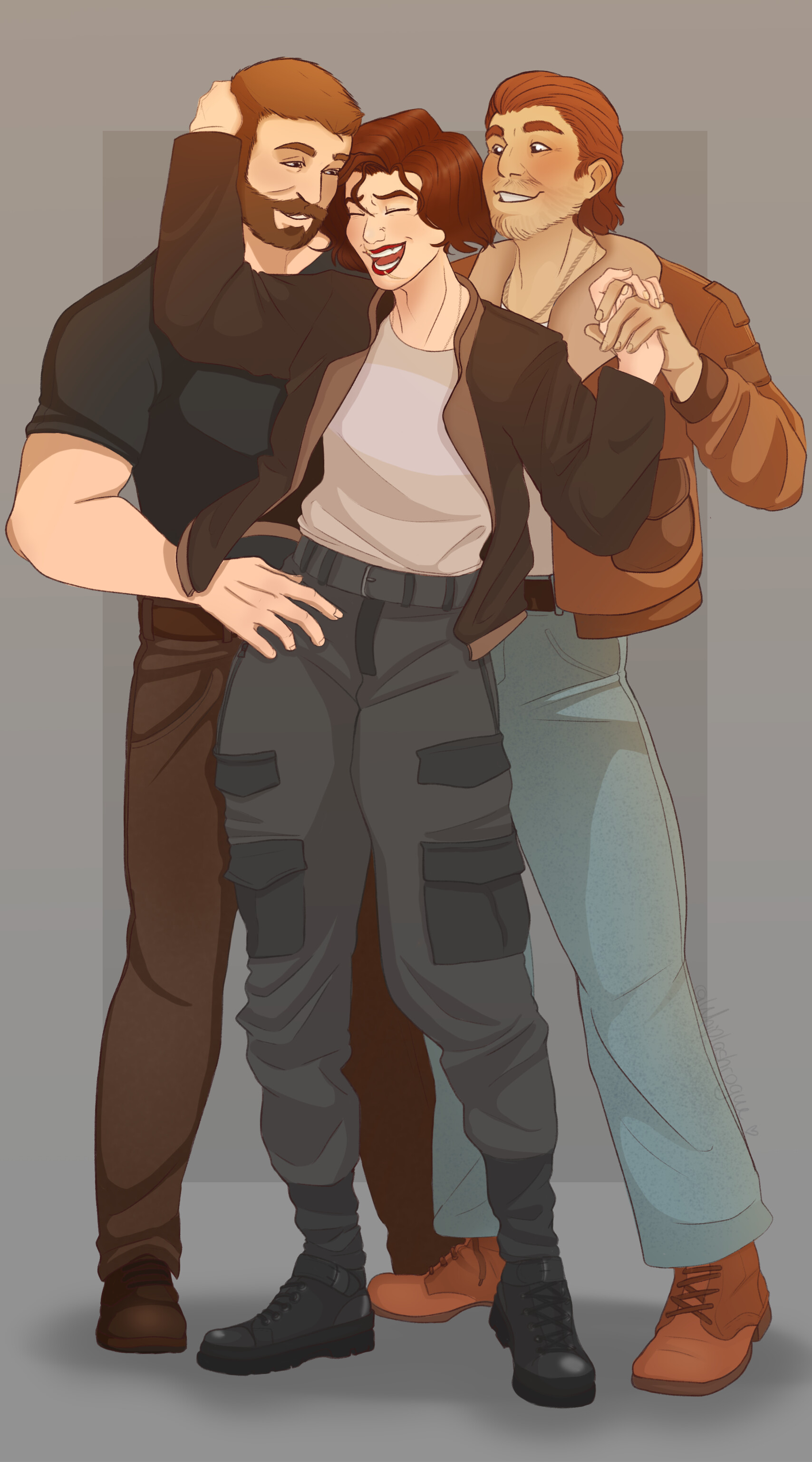 ArtStation - Trio - character art commission