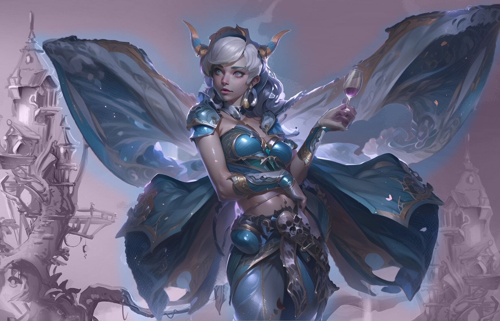 ArtStation - "Grace and power in perfect harmony—wings that soar above the chaos."