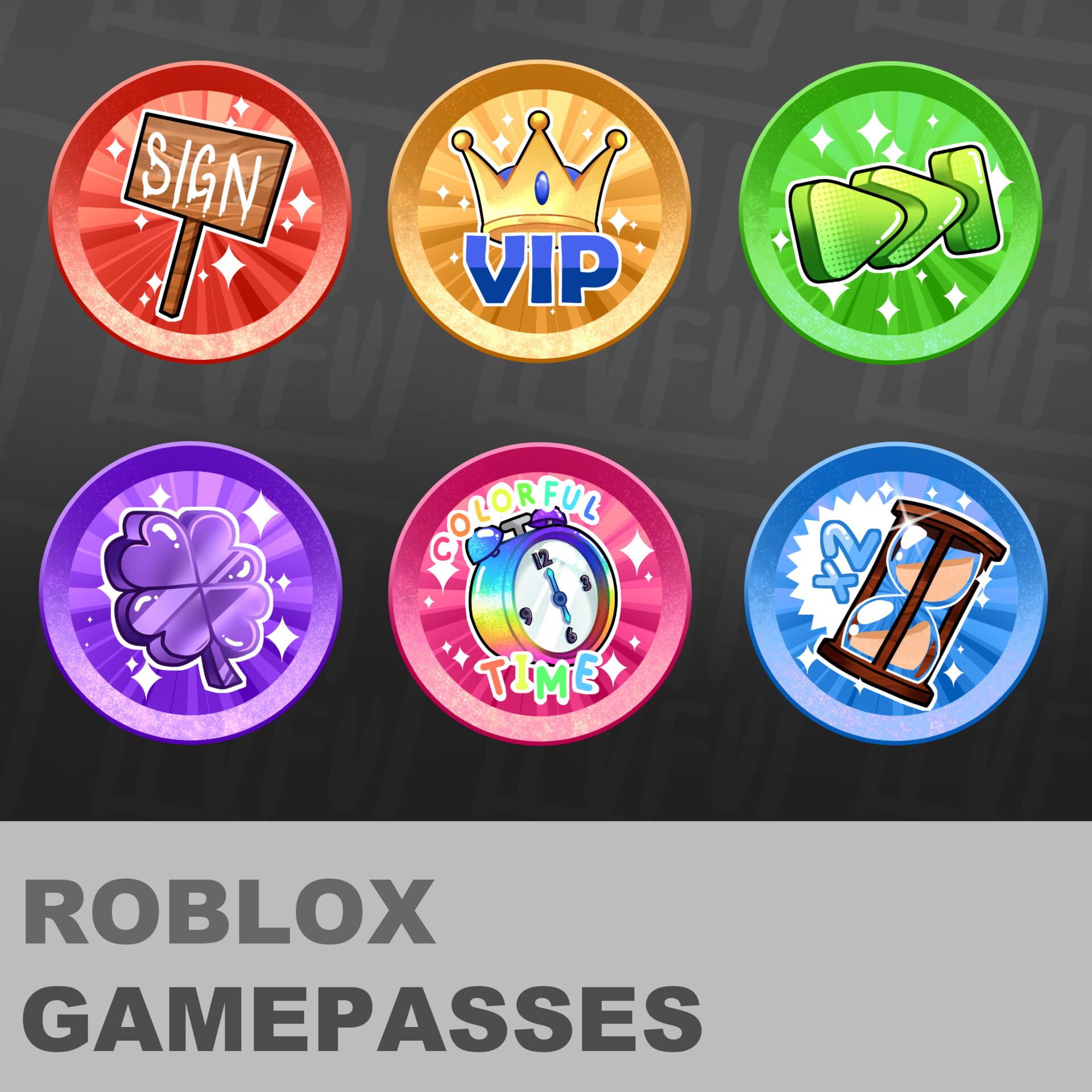 ArtStation - ROBLOX GAMEPASSES