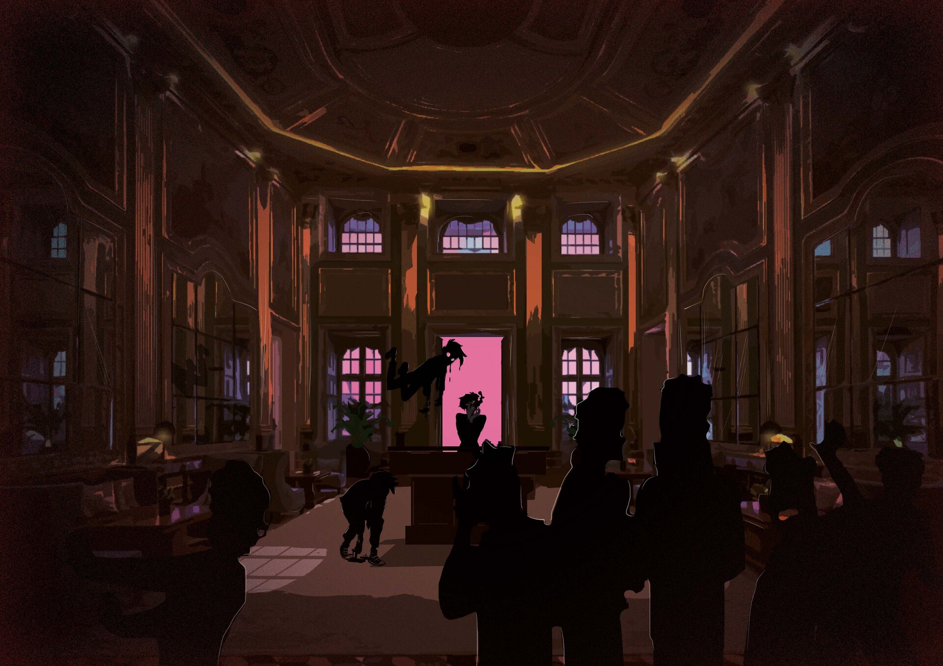 ArtStation - Haunted Hostel Hallway