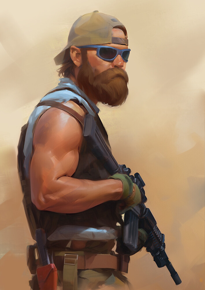 ArtStation - Tactical beard
