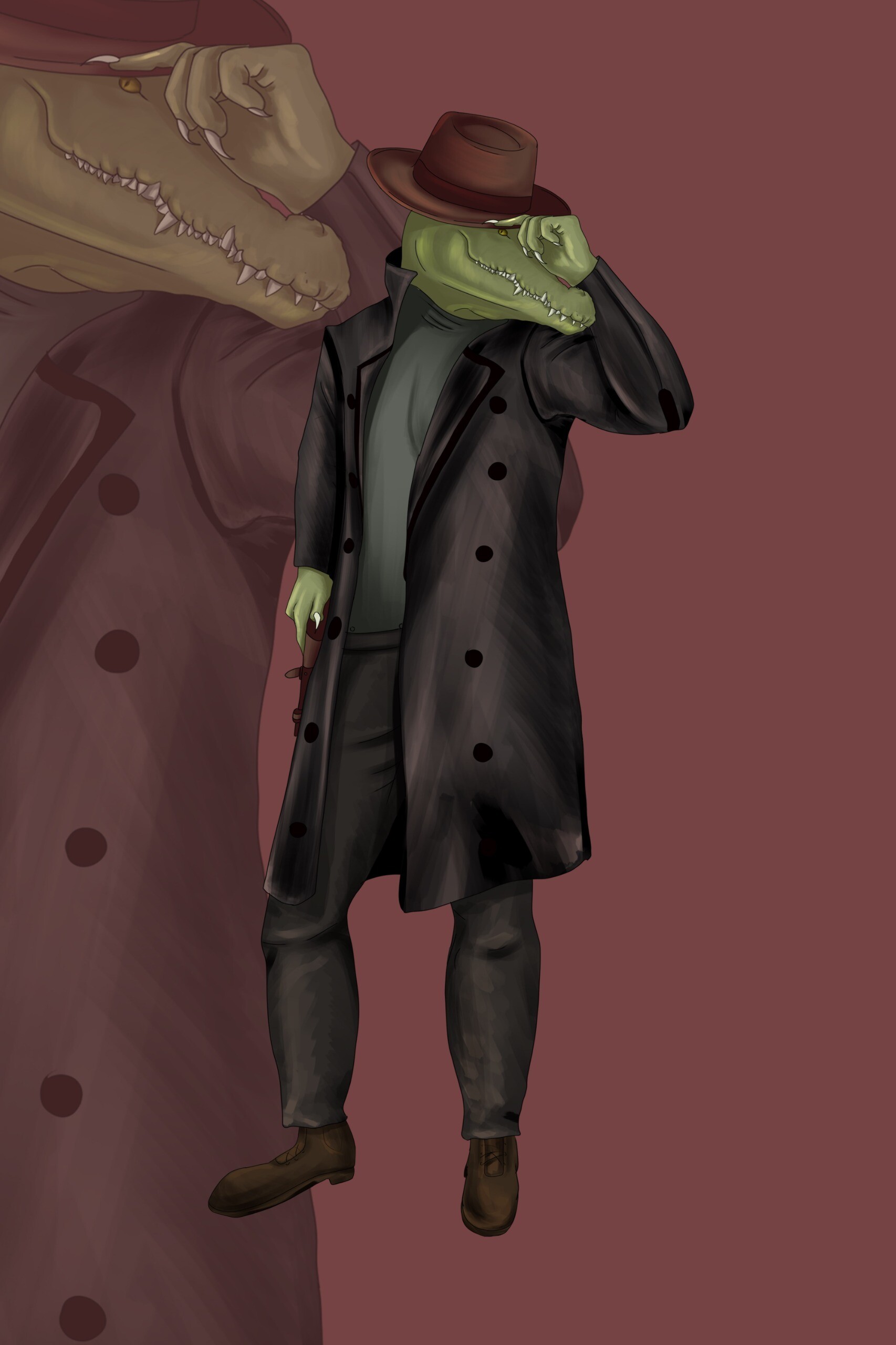 ArtStation - Magnum full body portrait