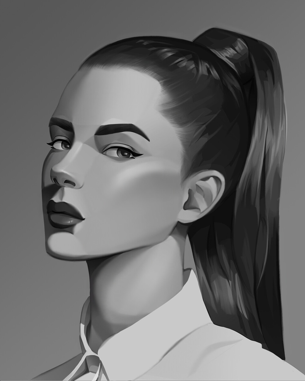 ArtStation - Female render portrait 3