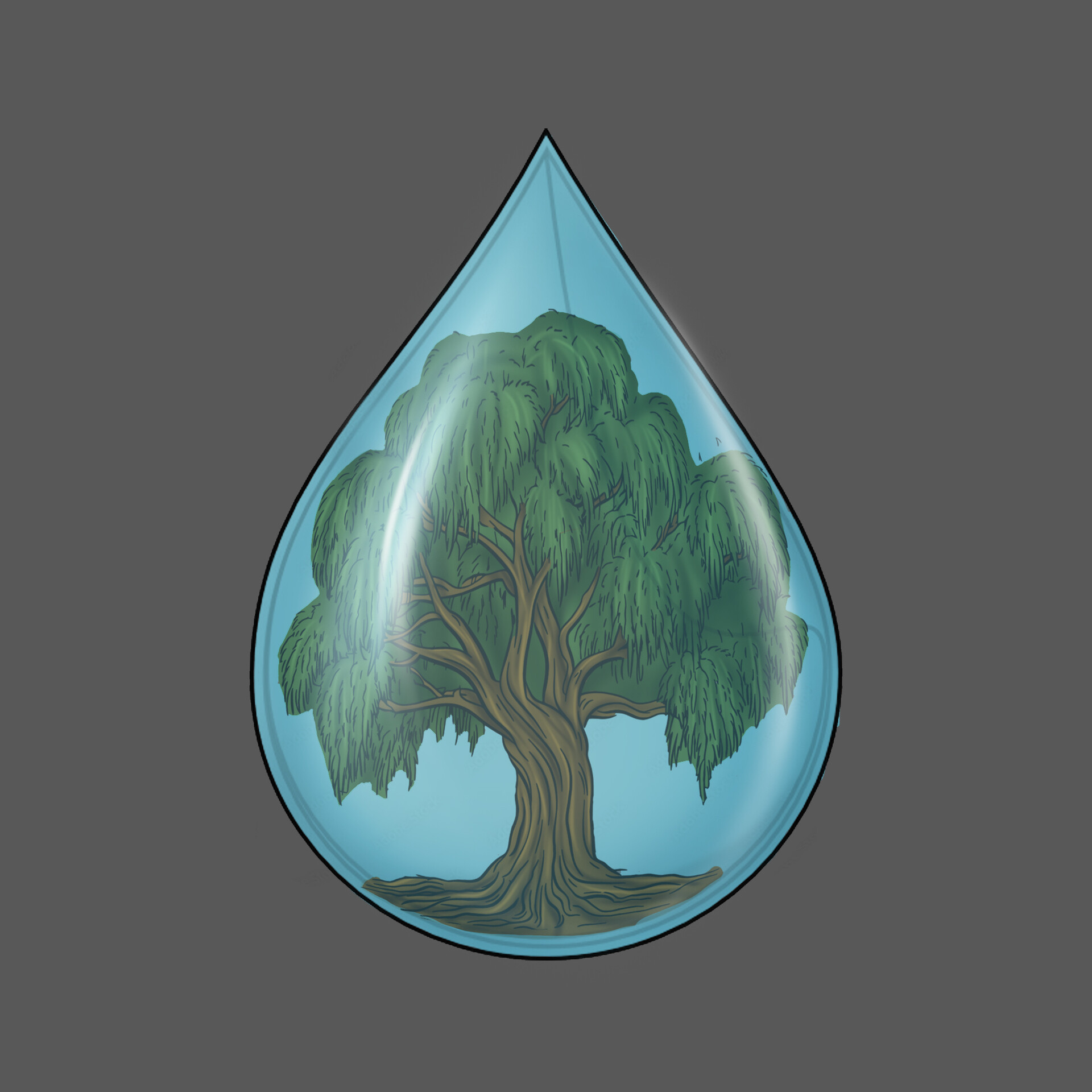 ArtStation - Dolorin logo Commissioned by Daniel J. Snapp