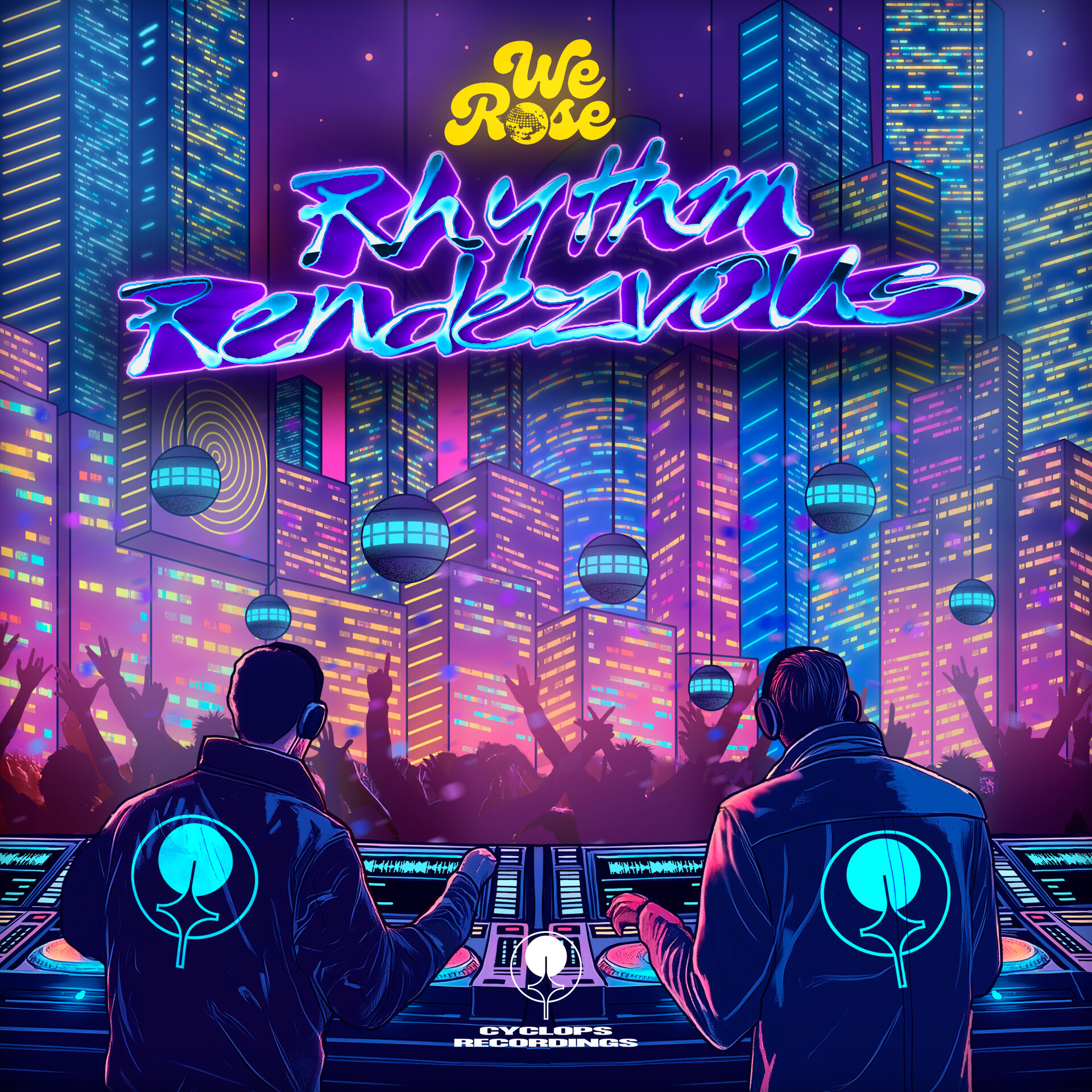 ArtStation - (COVER ART) WE ROSE - RHYTHM RENDEZVOUS [CYCLOPS RECORDINGS]