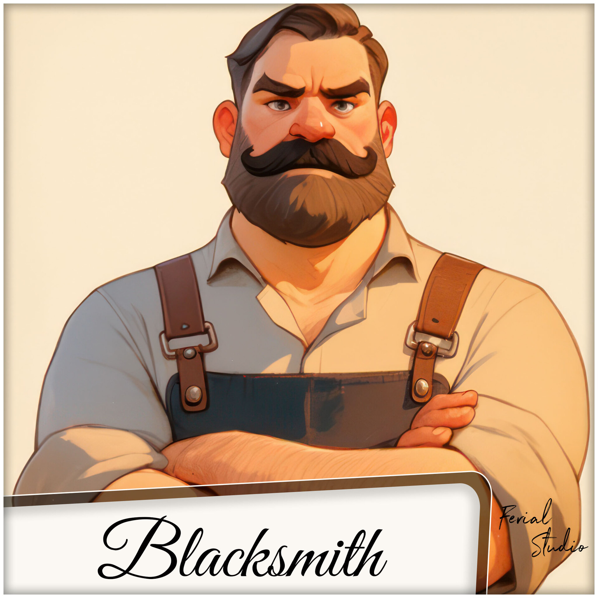 ArtStation - 🔹200 Blacksmith - Cartoon Character Reference Image Pack v ...