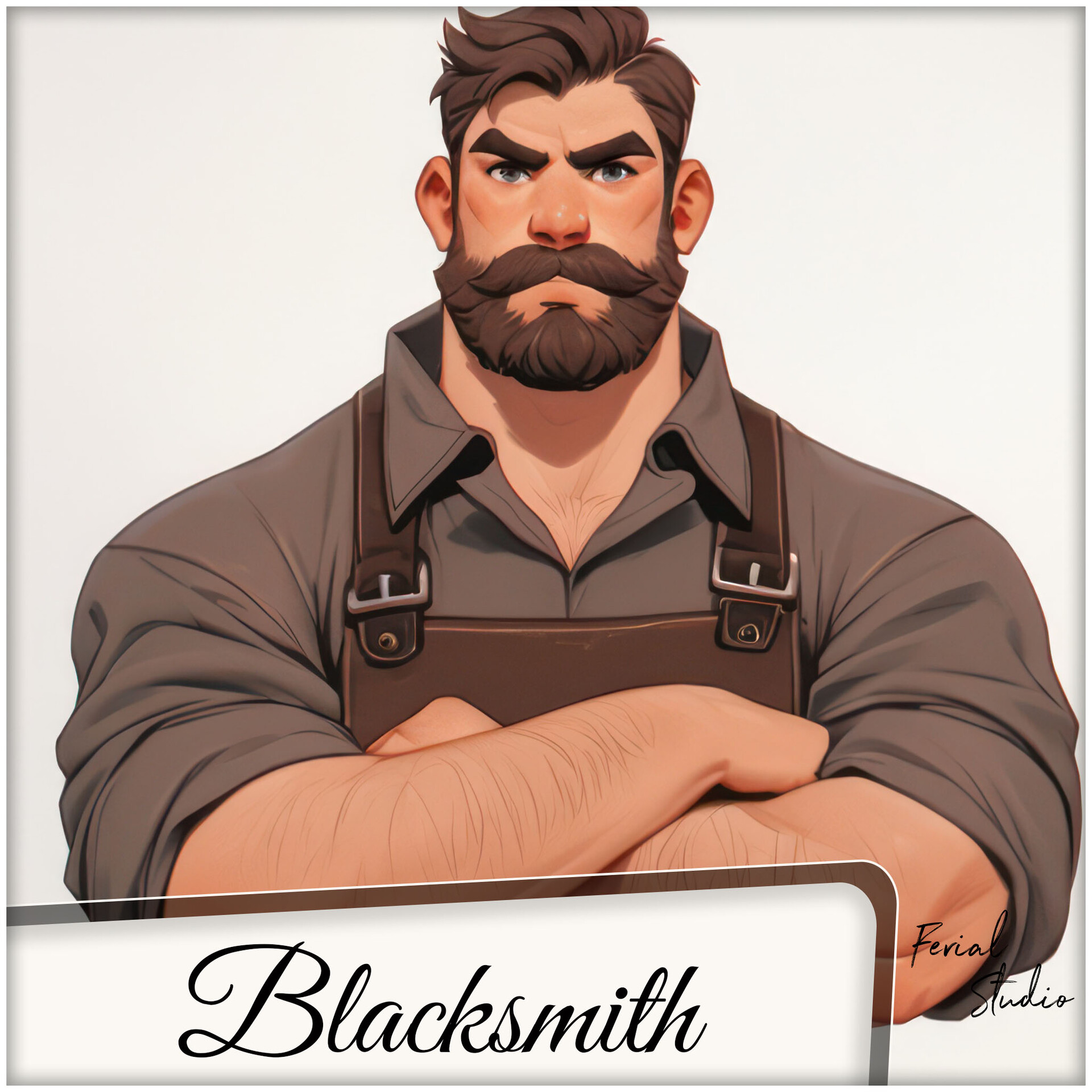 ArtStation - 🔹200 Blacksmith - Cartoon Character Reference Image Pack v ...