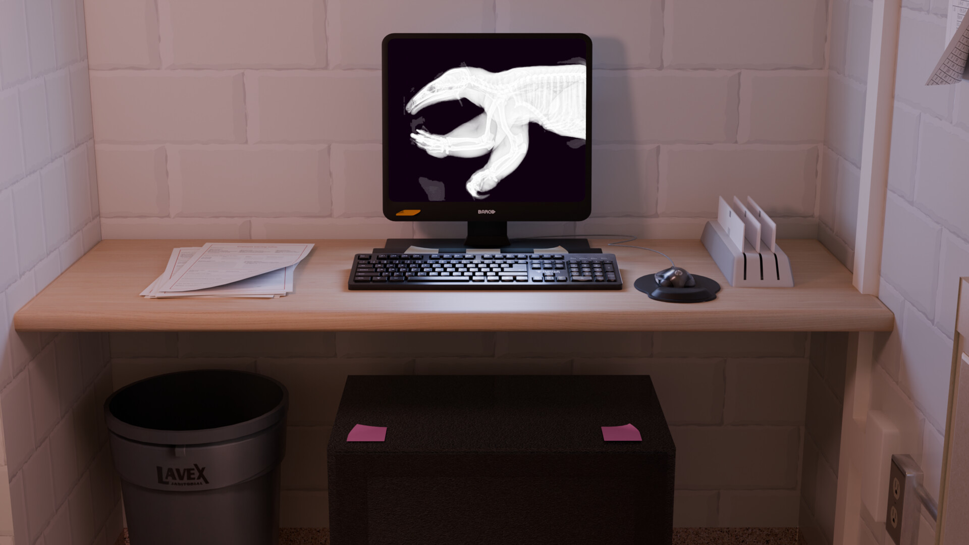 ArtStation - Computer Room Model