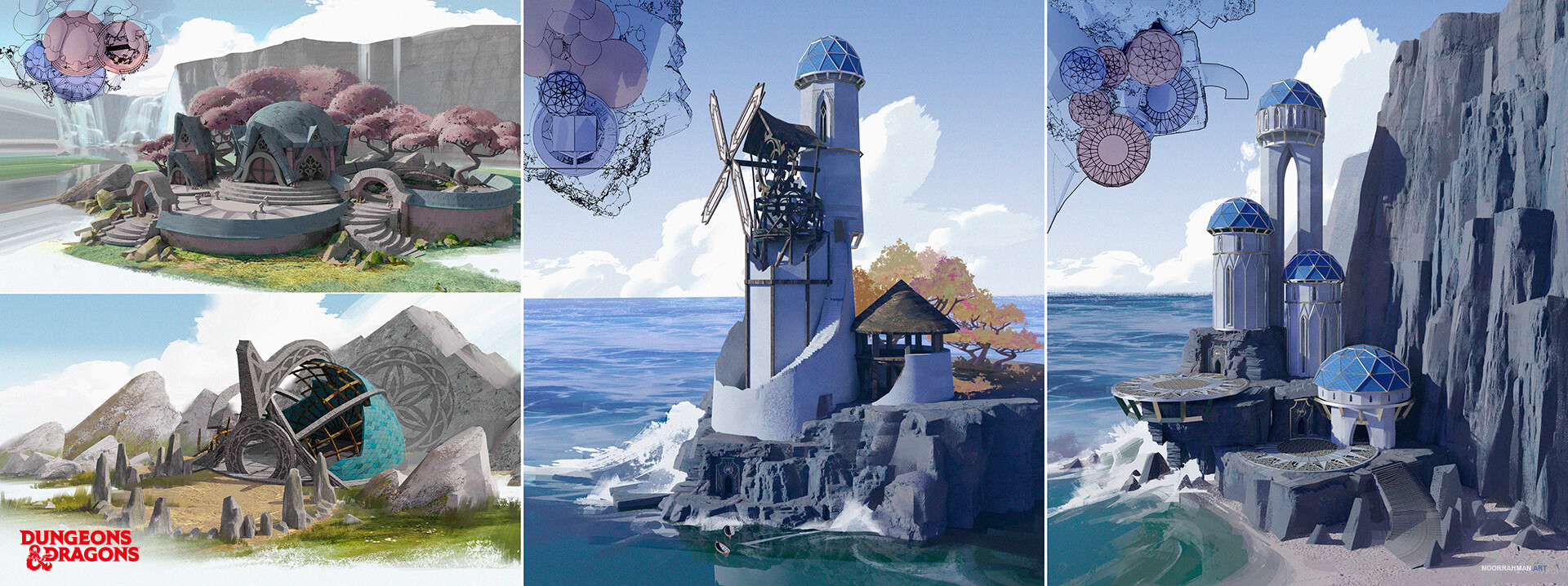 Noor’s Art - Dungeons & Dragons: Bastions Concept Development