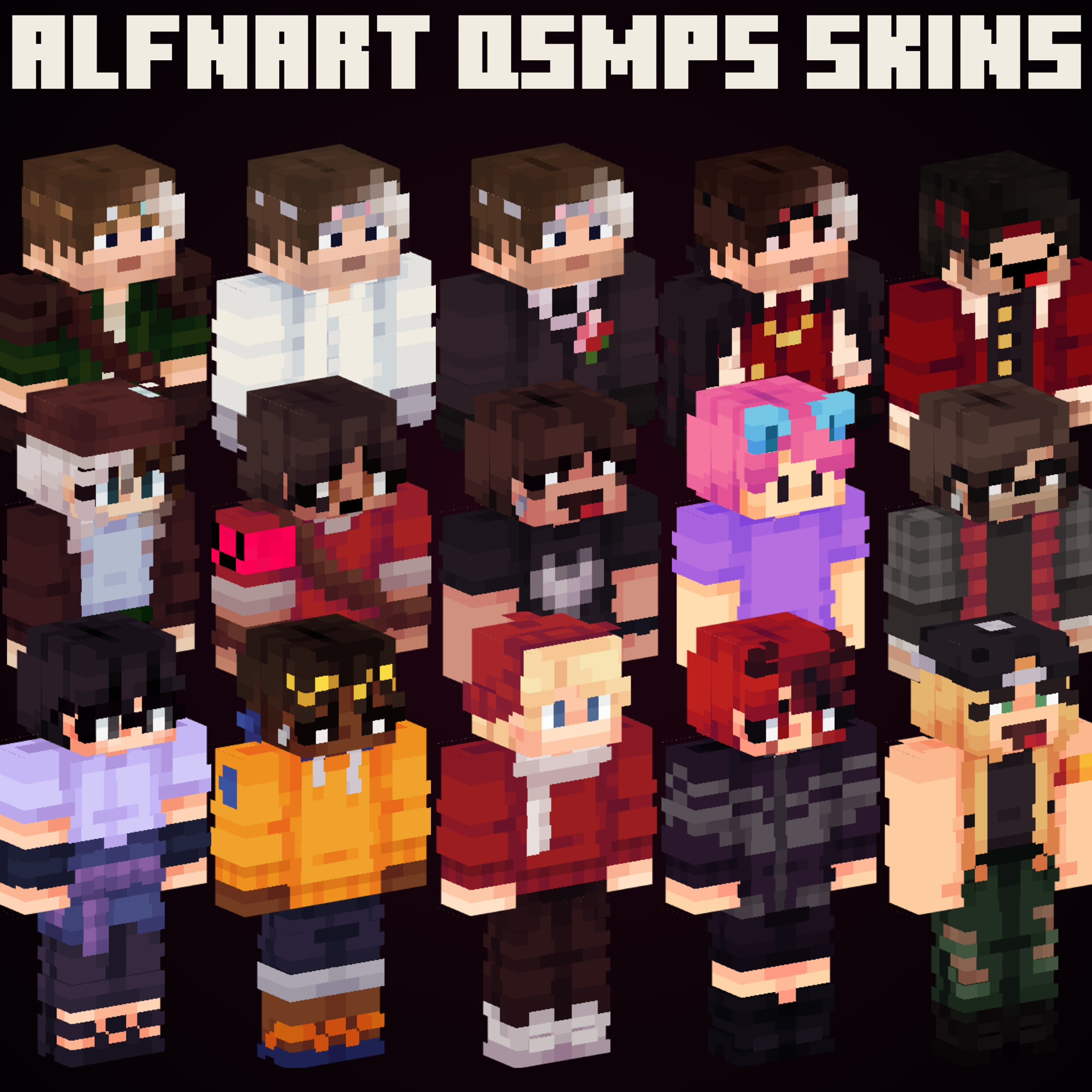 ArtStation - AlfnART QSMP Skins