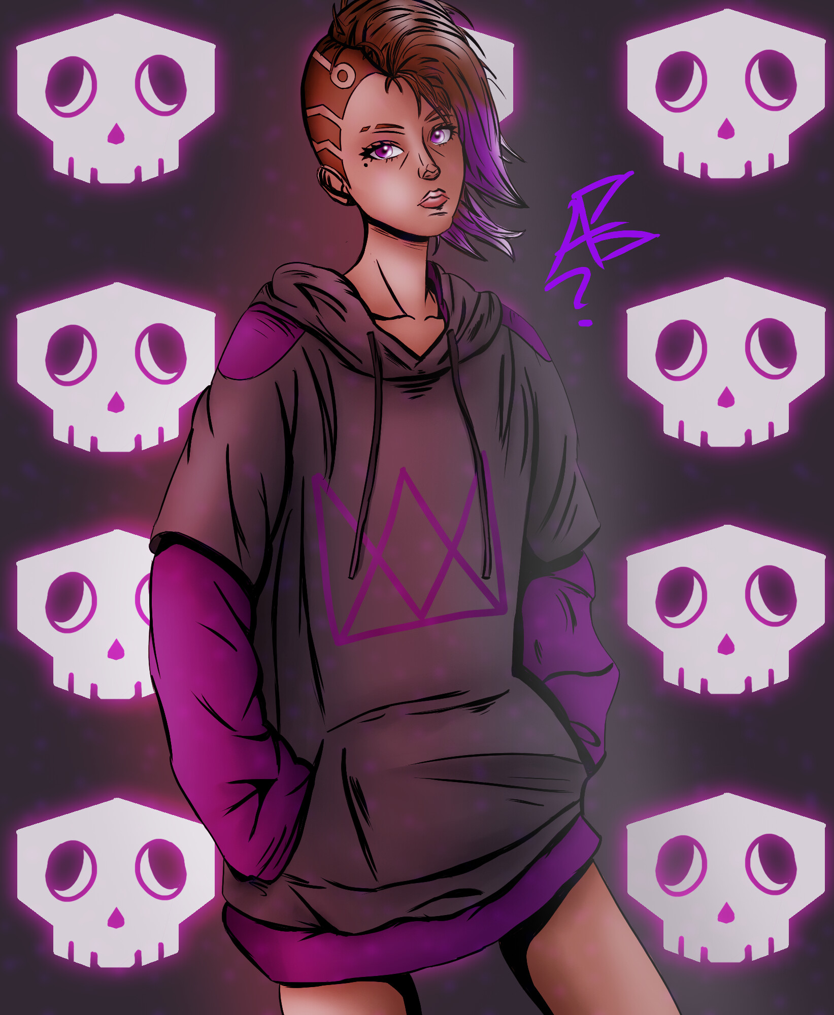 ArtStation - Sombra with Sweater