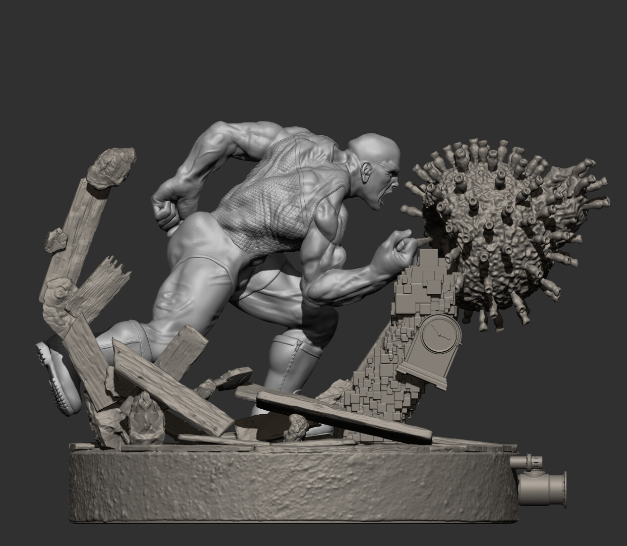 ArtStation - BEAT THE VIRUS