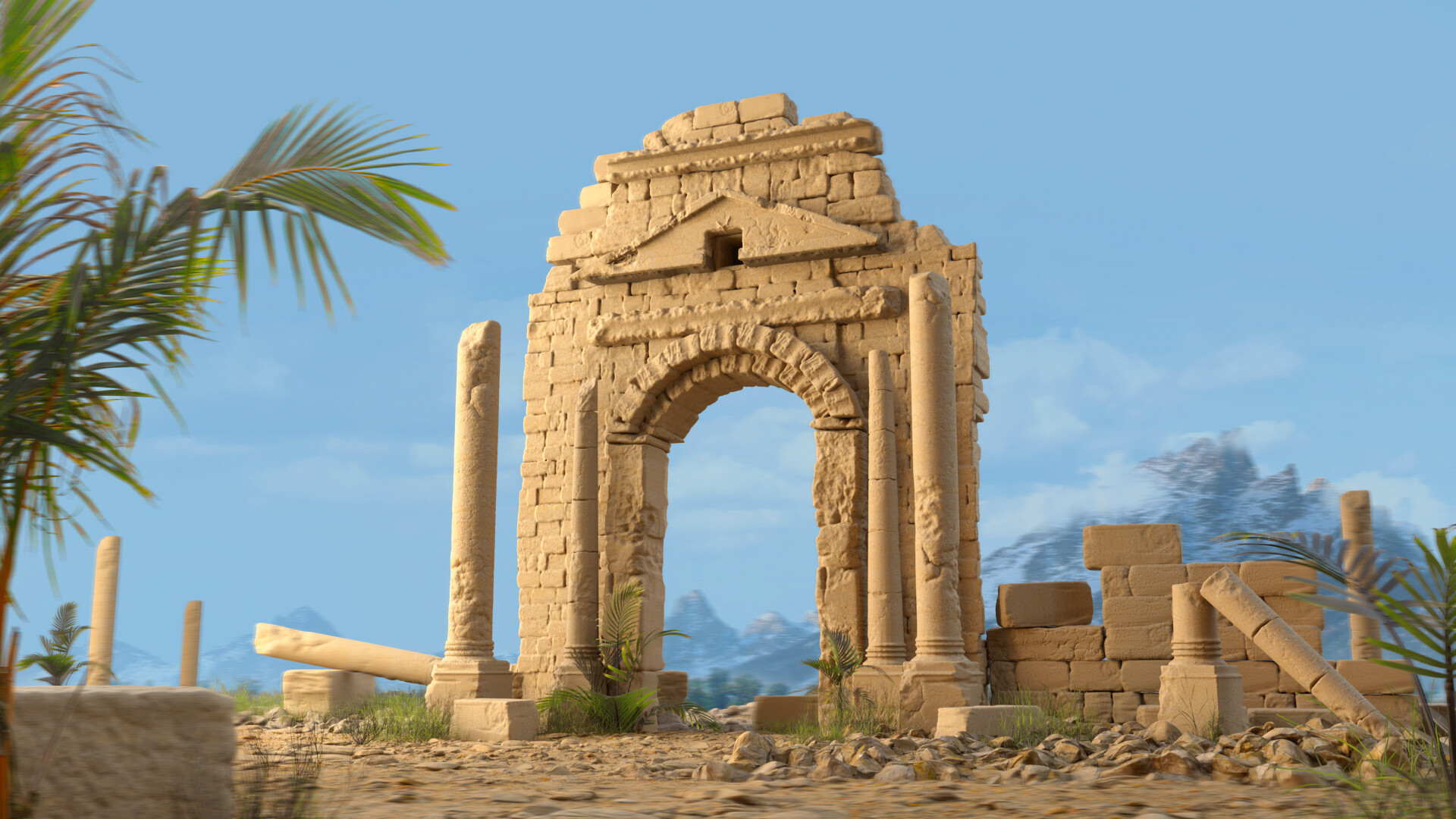 ArtStation - Historic 3d environment