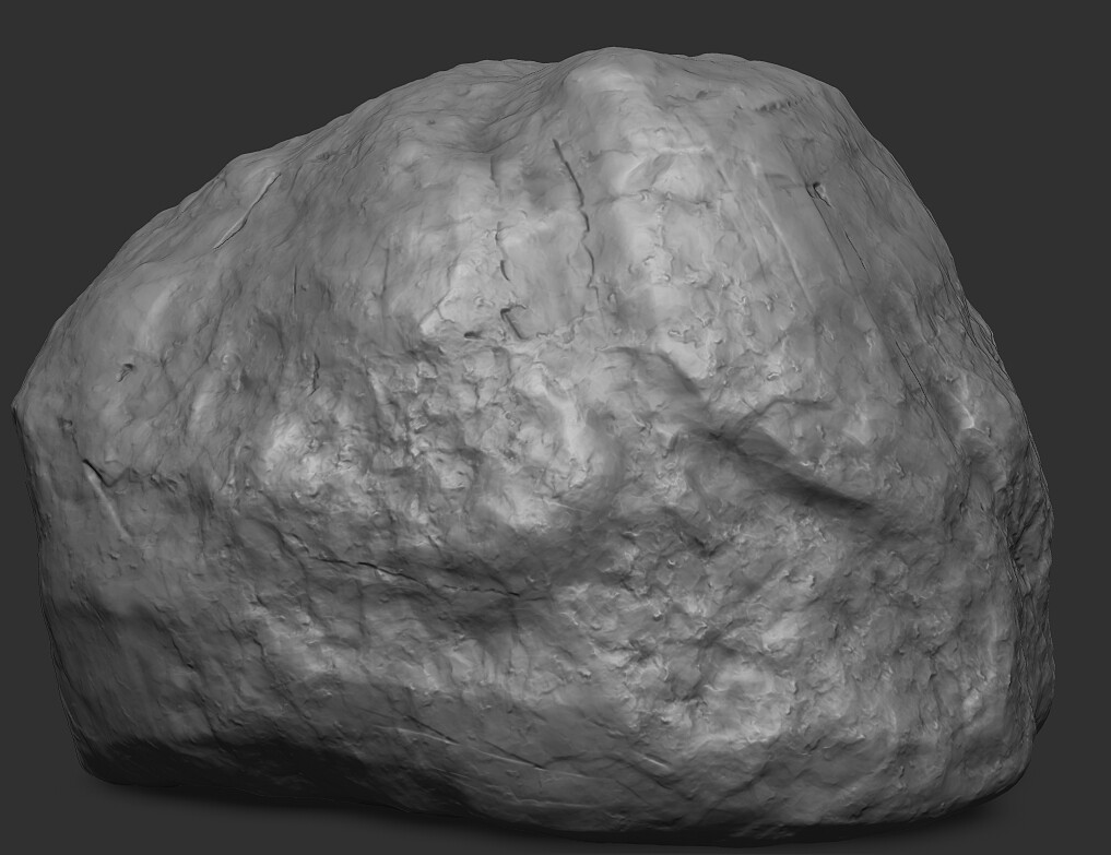 ArtStation - Rock Sculpt Study Challenge #1