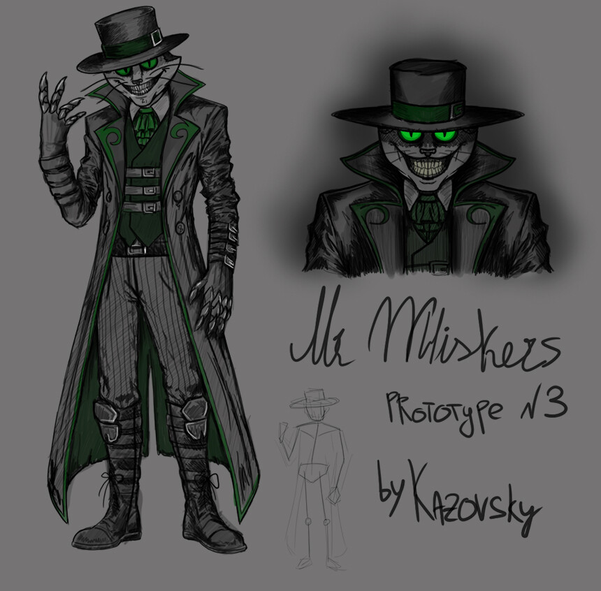 ArtStation - Mr.Whiskers Concept Art from the game WHISKERS by Twisted ...