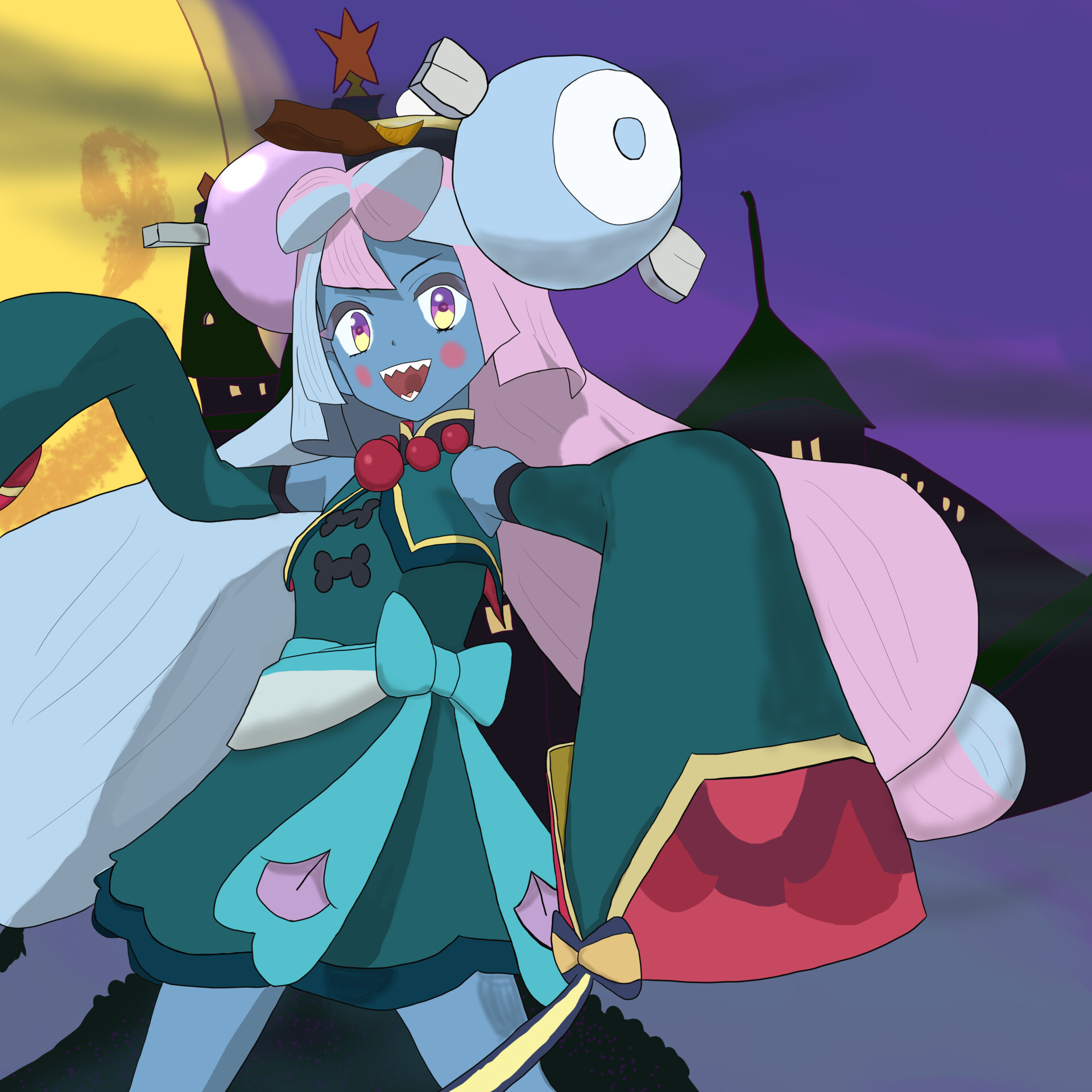 ArtStation - Iono Kyonshi- Happy Pokeween