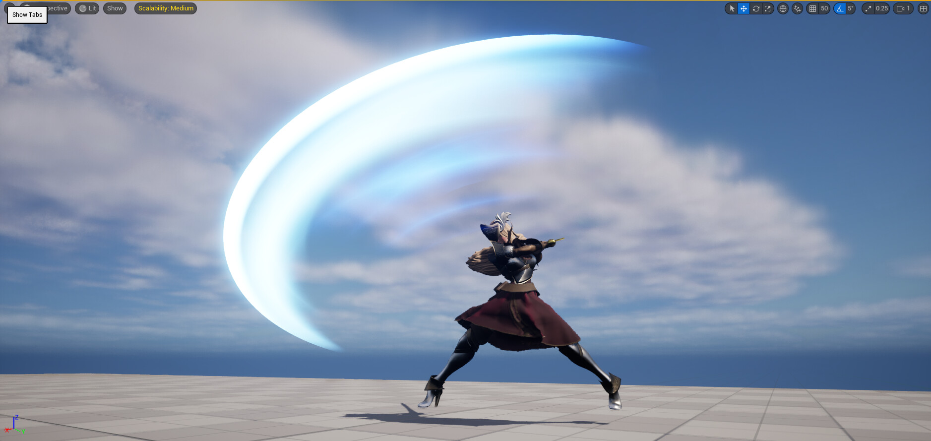 RoyalSkies - UE5: Sword Slash VFX Promo