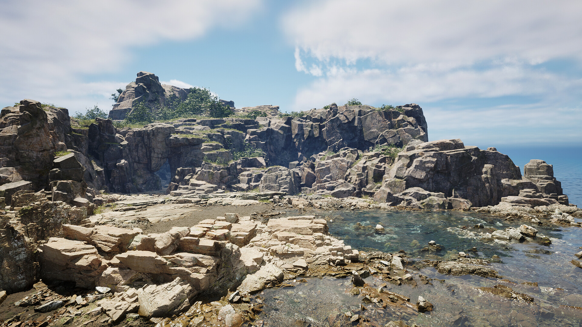 ArtStation - Personal Project_Sea Cliff