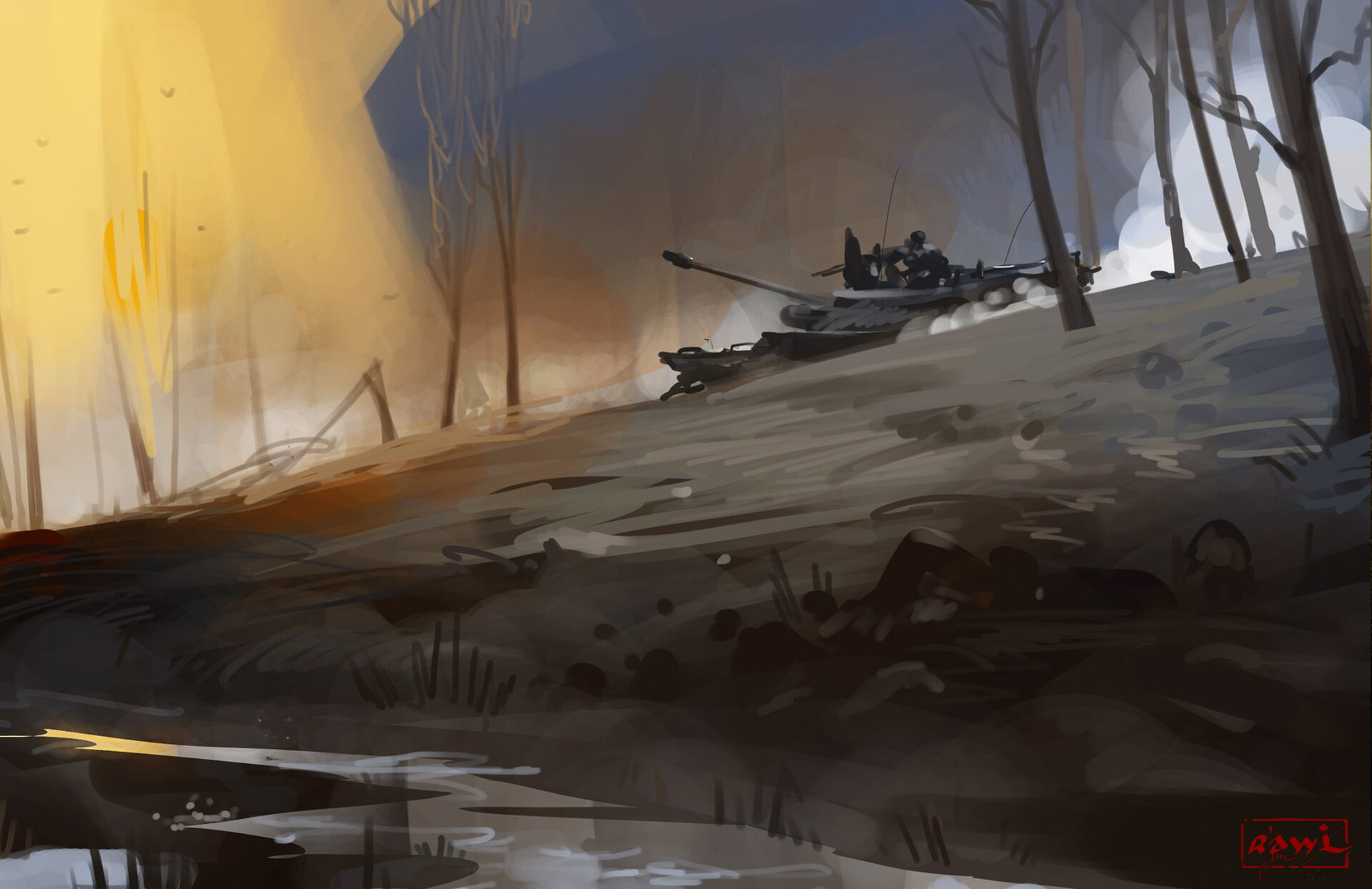 ArtStation - Tanks Study