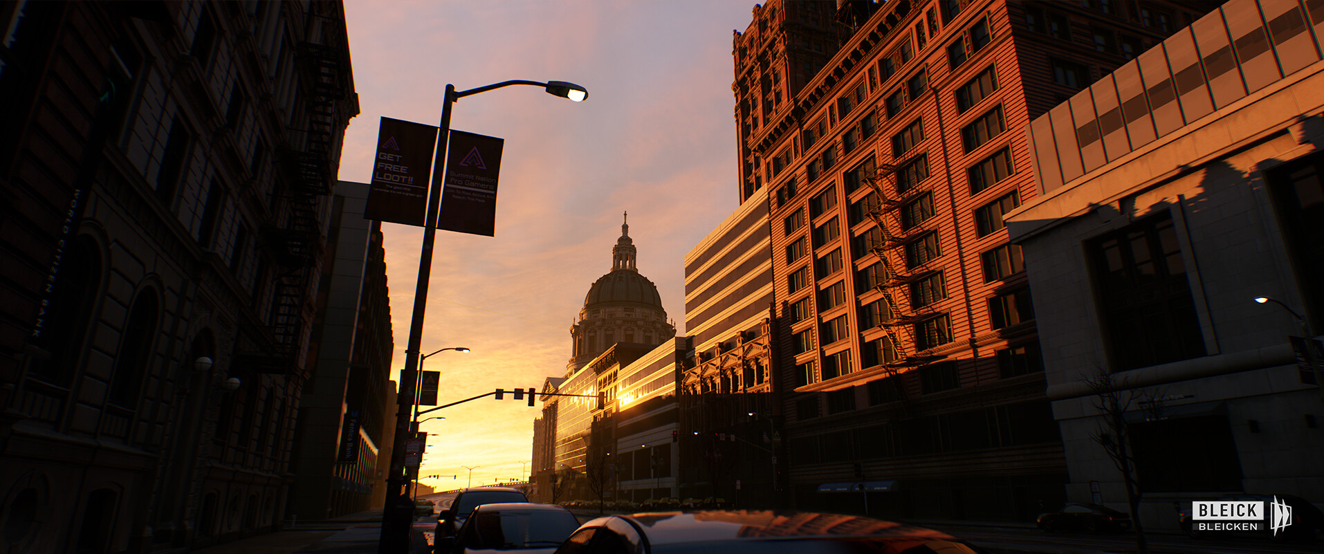 ArtStation - UE5 Lighting Study - Relighting Epic´s "CitySample" Environment