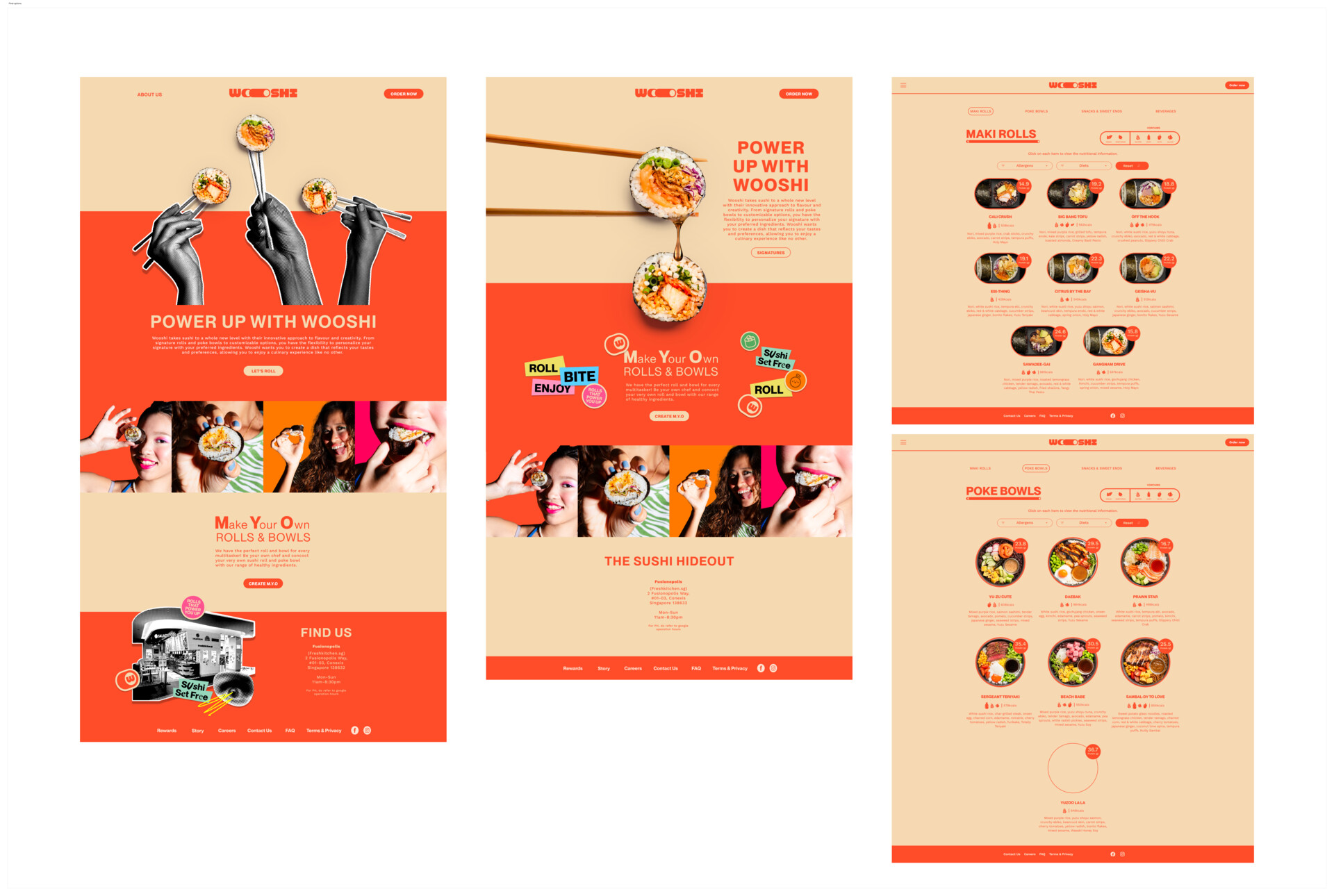 Mark Jason Tejada - Webpage design for food product order site