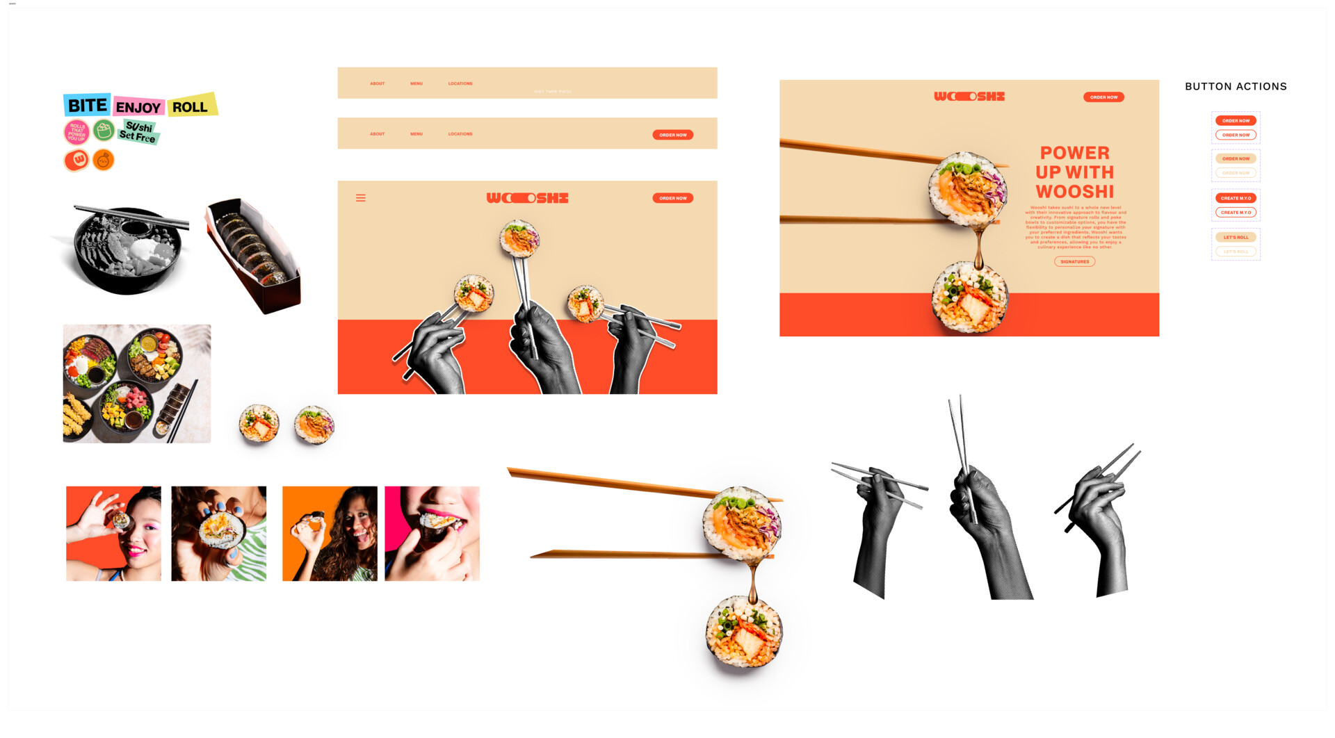 Mark Jason Tejada - Webpage design for food product order site