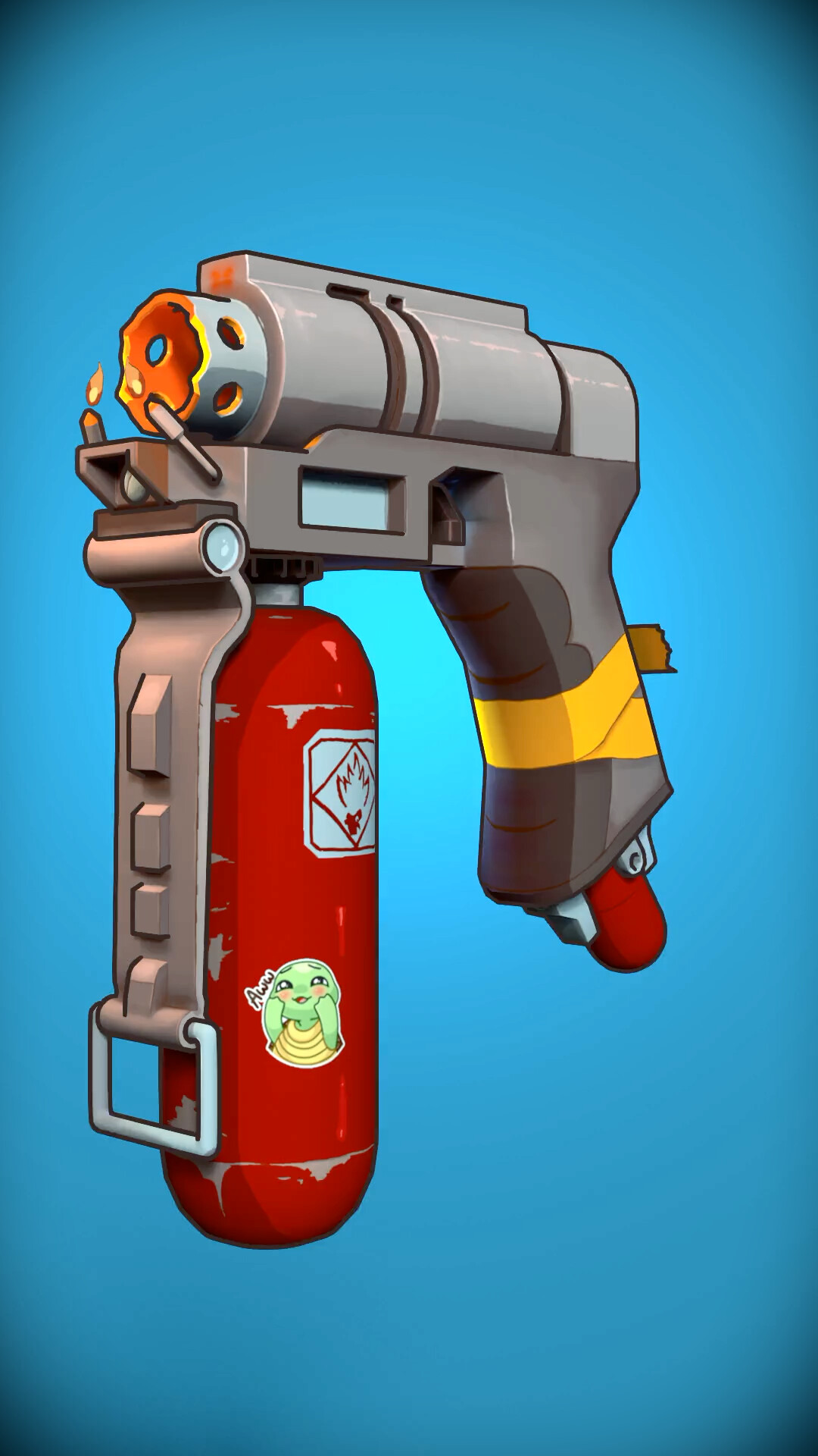 ArtStation - Stylized dragon gun