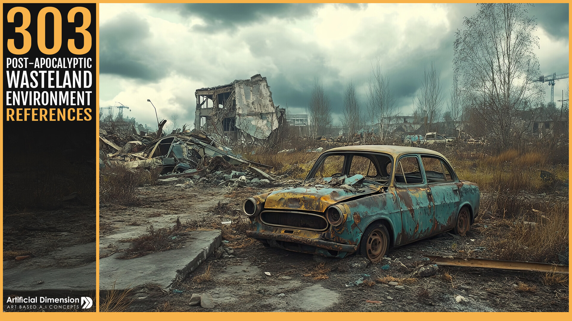 Artificial Dimension - 303 Post-Apocalyptic Wasteland environment