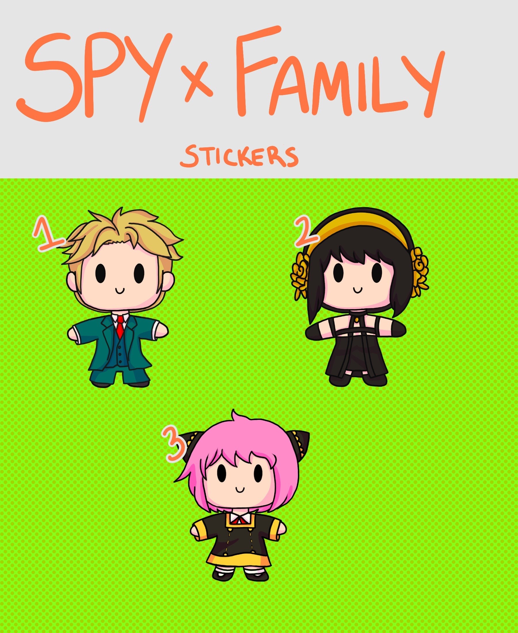 ArtStation - Spy x Family Stickers