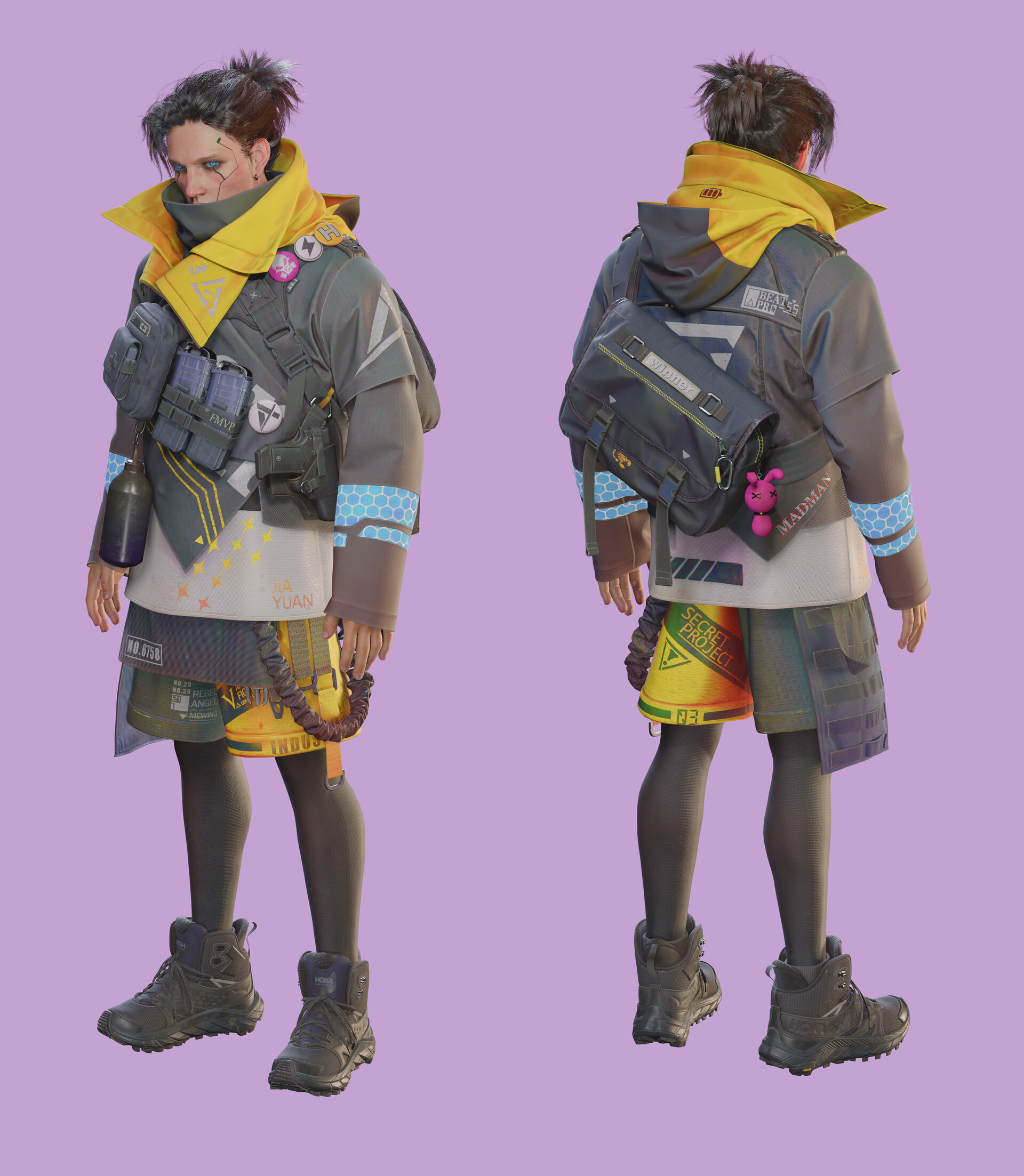 ArtStation - Alpha Ace 角色练习