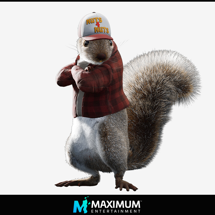 squirrel with pistol