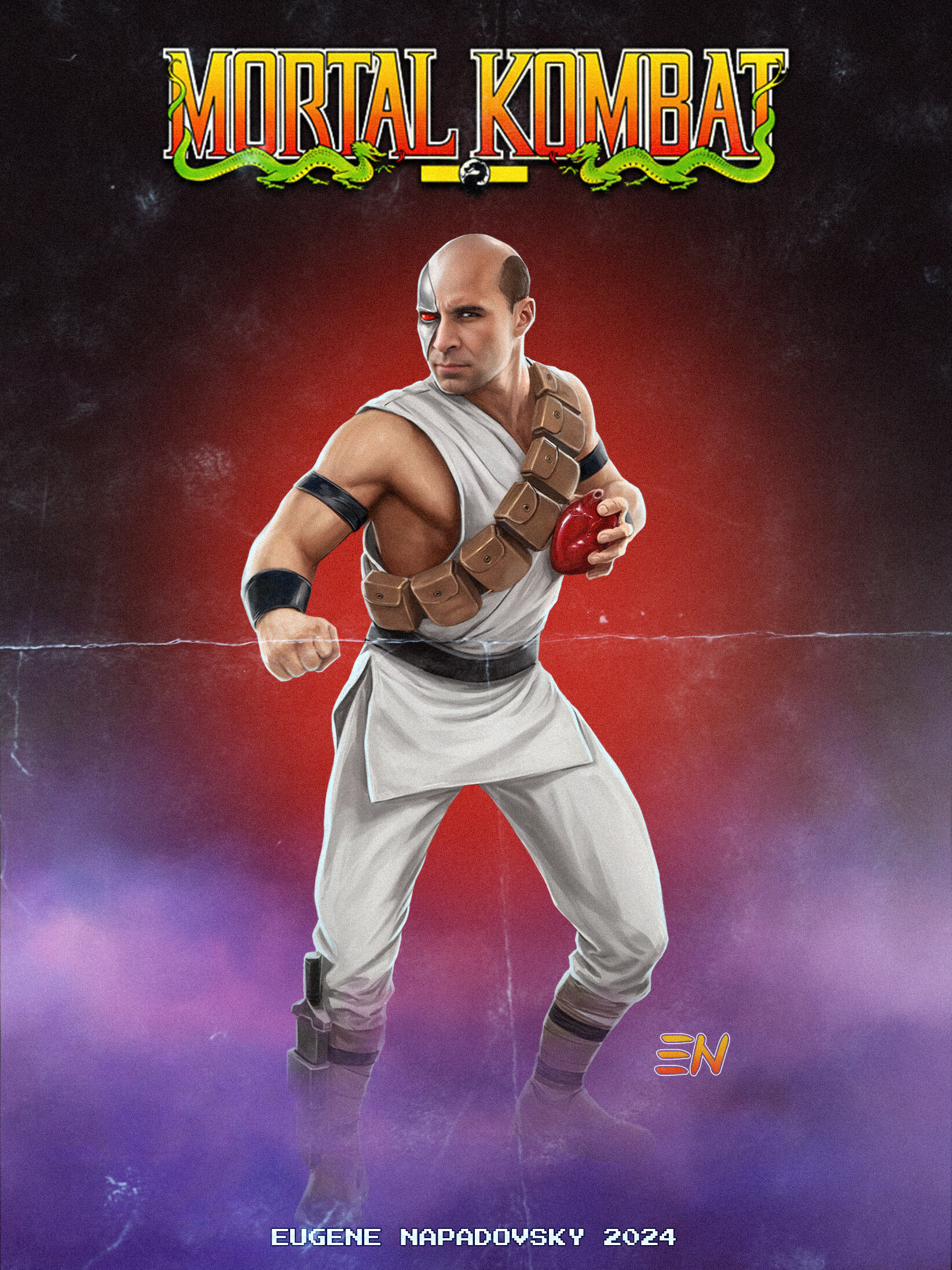 ArtStation - Kano (MK 1992 poster)