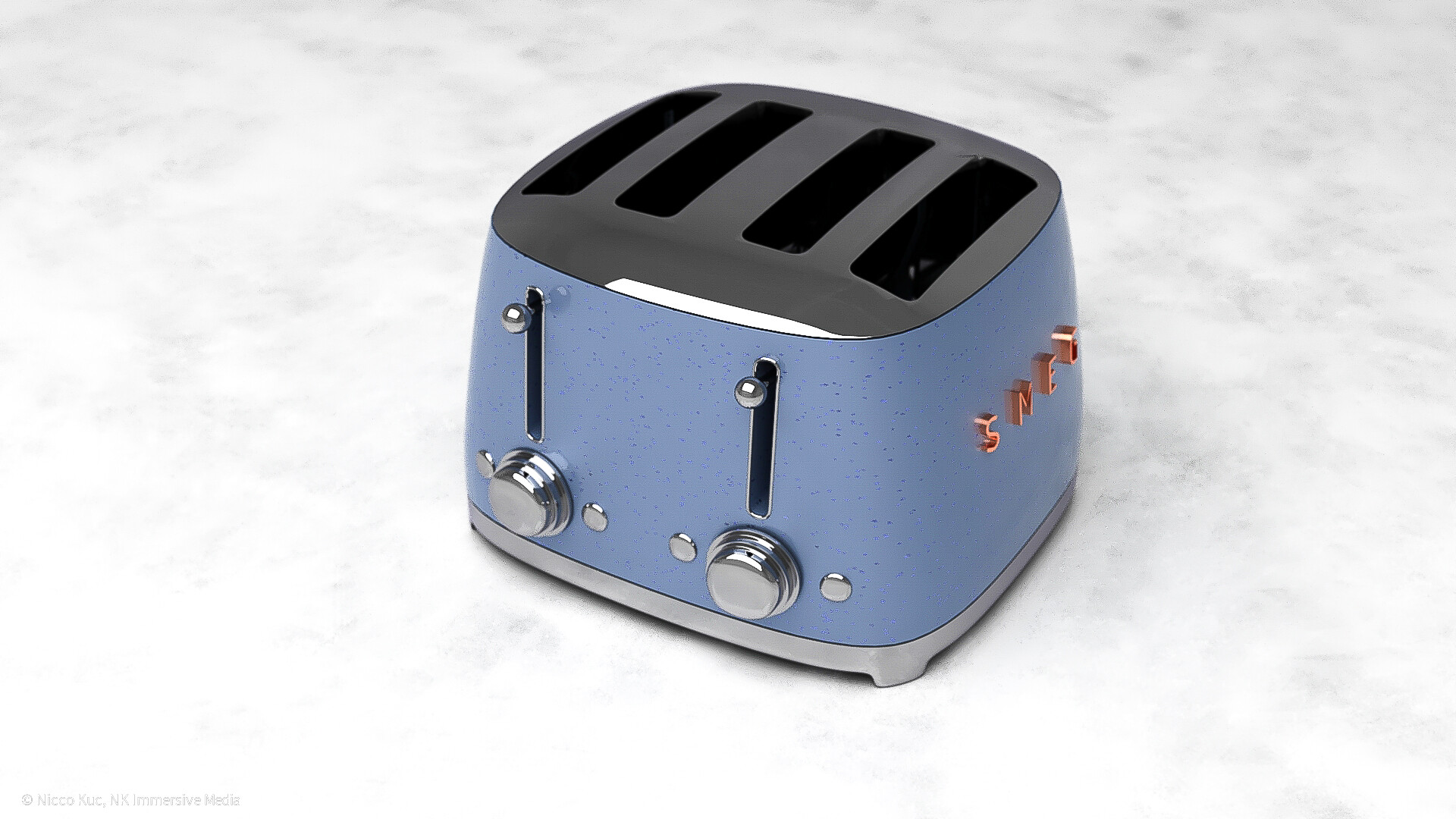 Nicco Kuc - SMEG Toaster 3D Animation & Visualization | Autodesk 3ds Max & Chaos Vantage