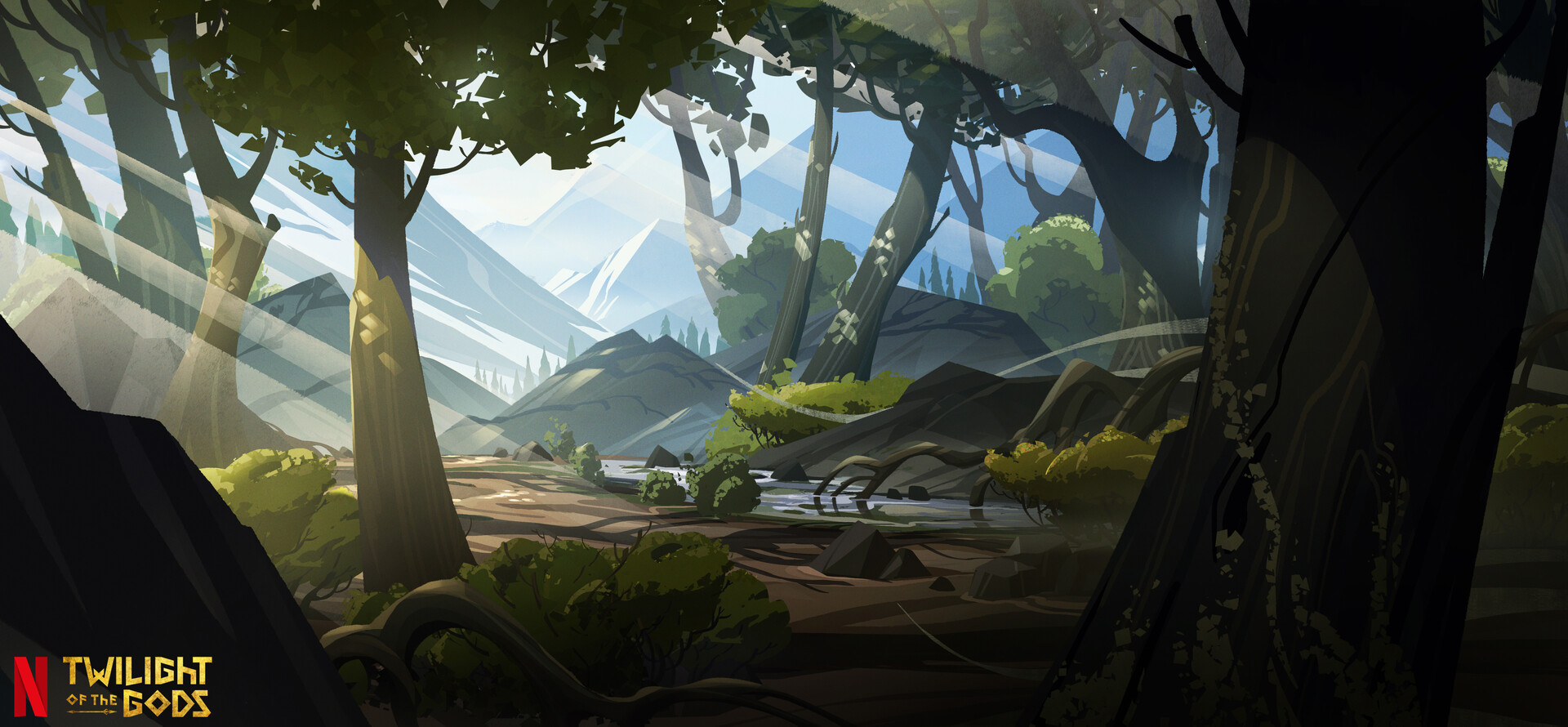 Jeff Paulsrud - Twilight of the Gods - Forest Backgrounds