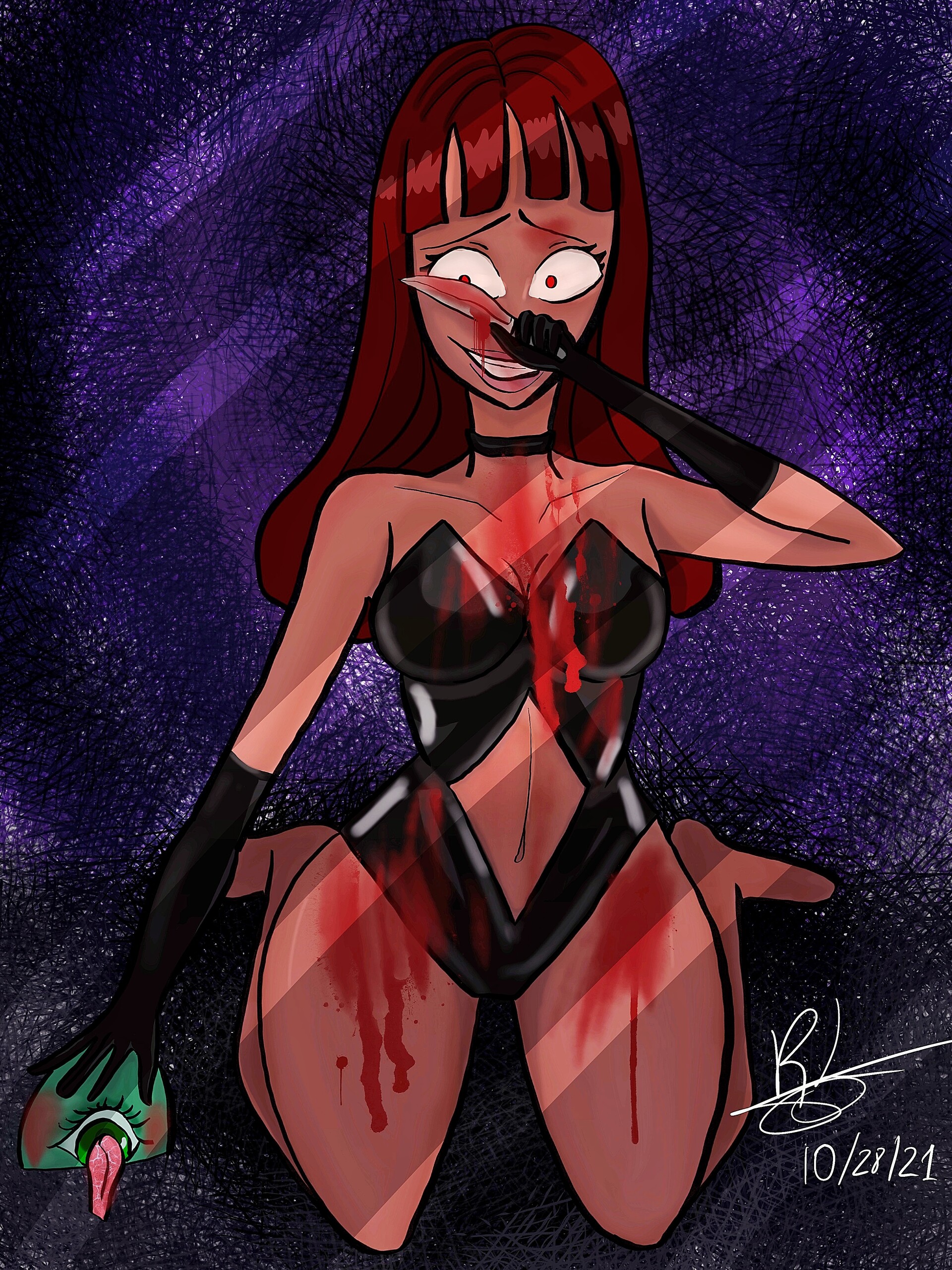 ArtStation - Halloween party gone wrong.