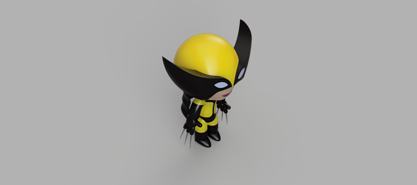 ArtStation - Marvel Comics Mini Wolverina (Logana)