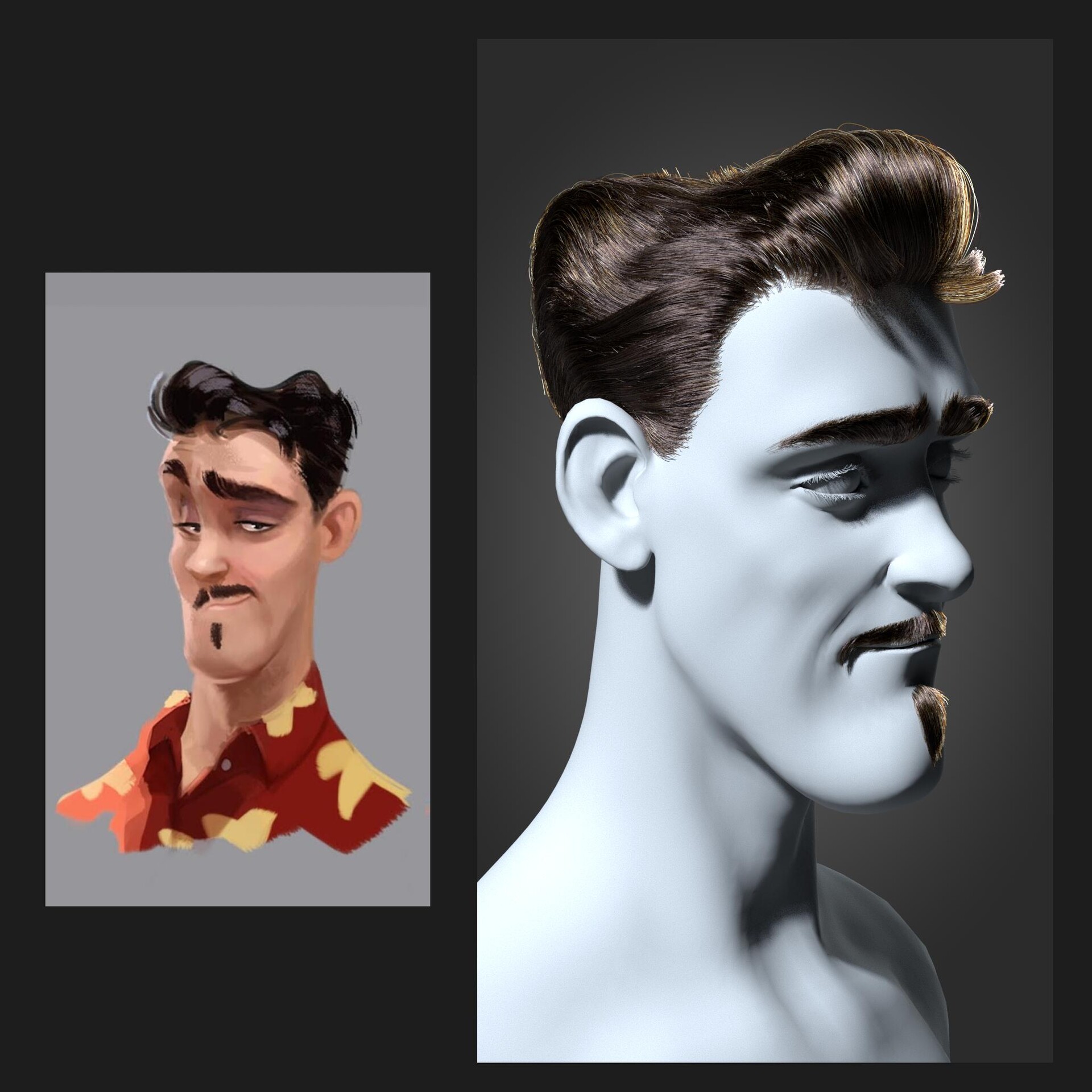 ArtStation - Grill Guy Groom