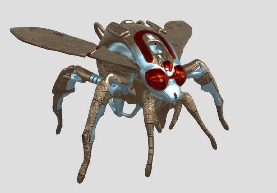 ArtStation - Robot-Flying-Insect