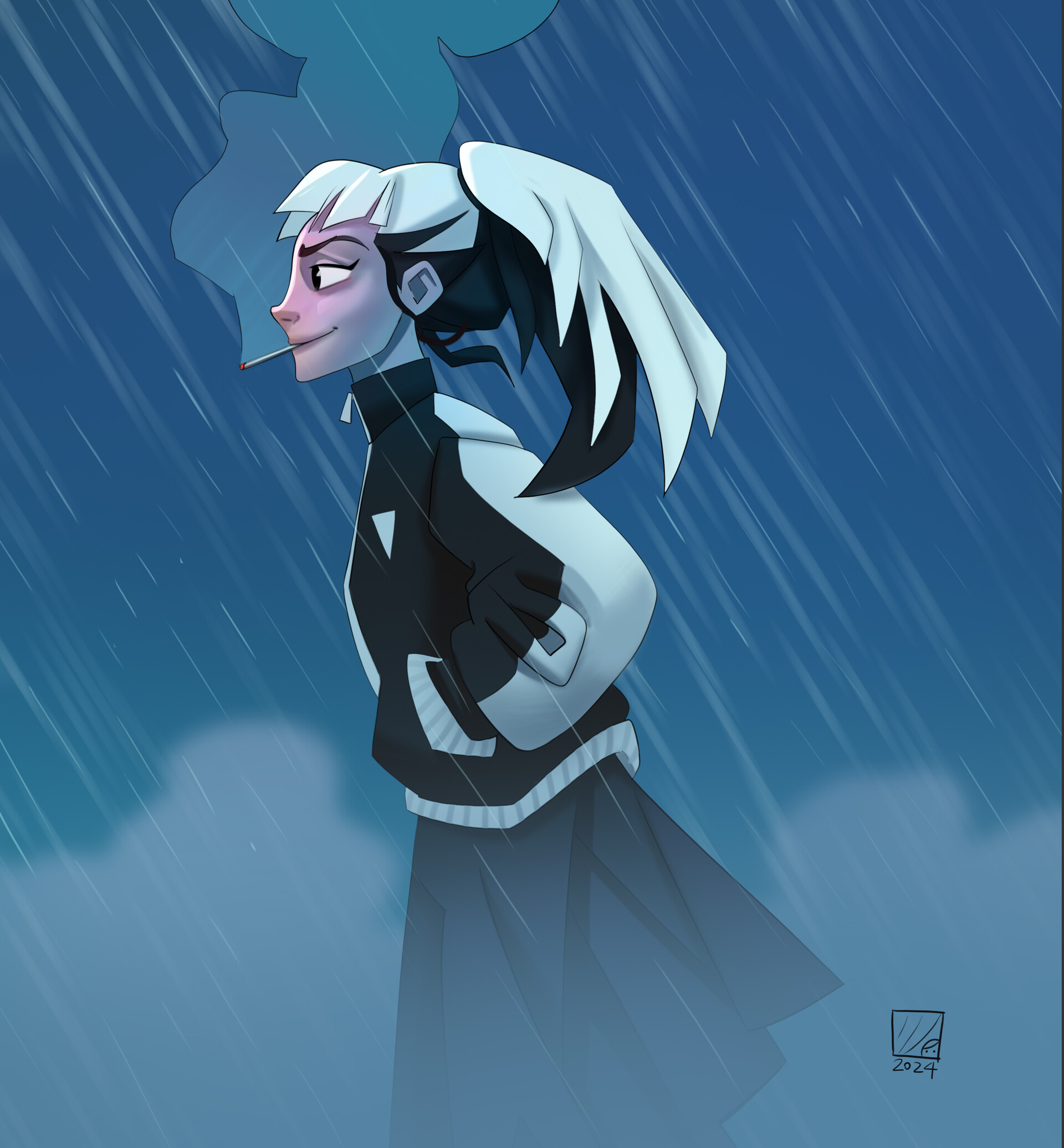 ArtStation - Skunk Girl