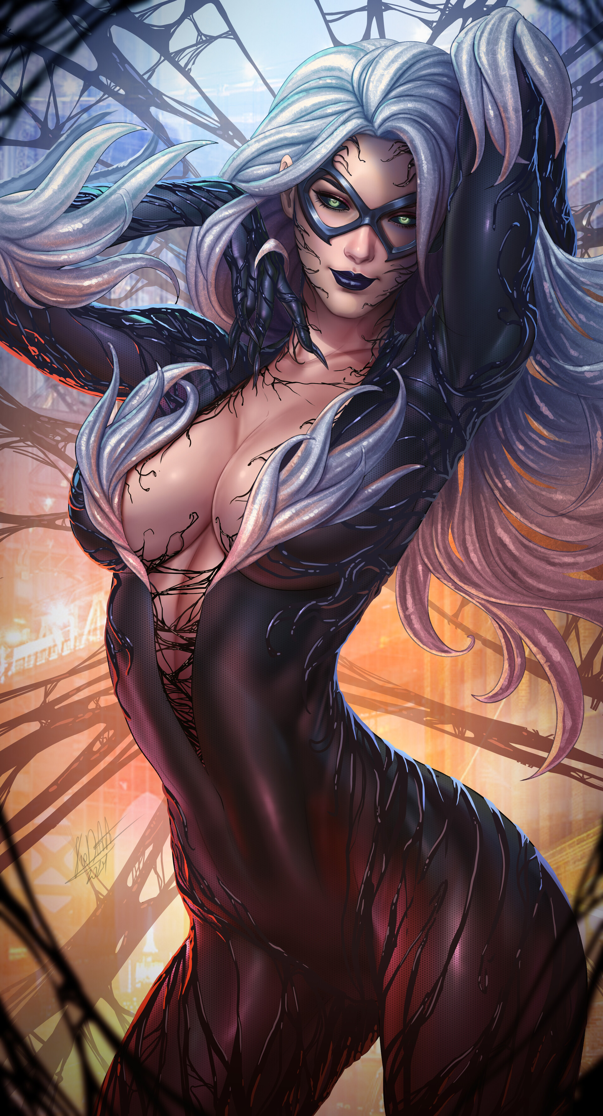 ArtStation - Symbiote Blackcat Commission